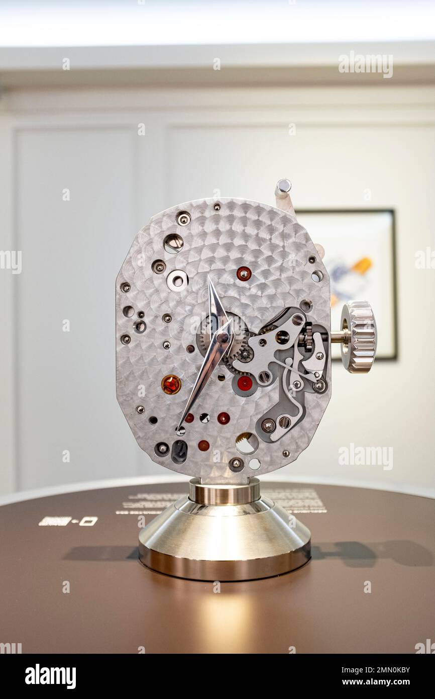 France, Paris, Reverso exhibition: timeless since 1931, mechanism of ...