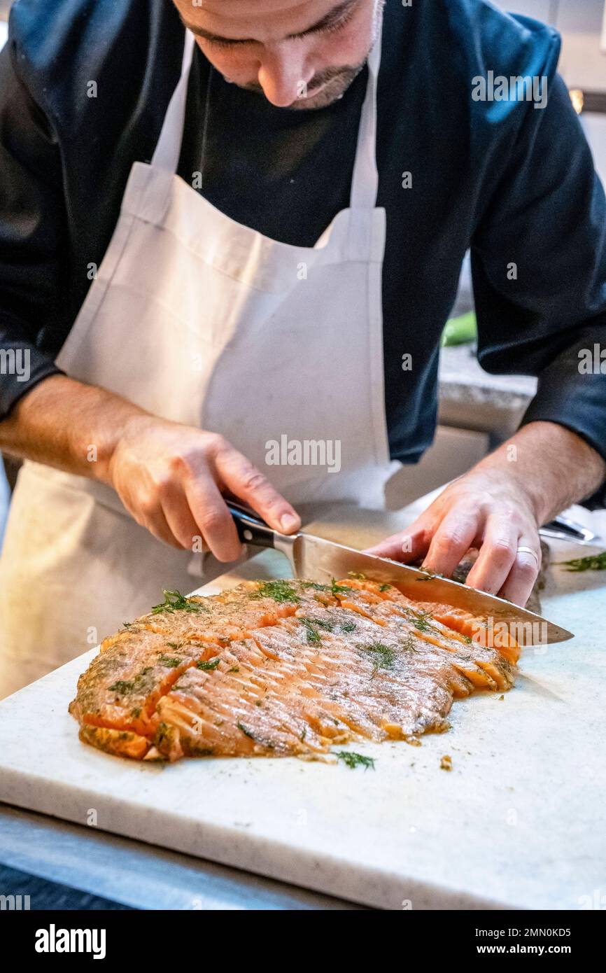 Marine salmon hi-res stock photography and images - Alamy
