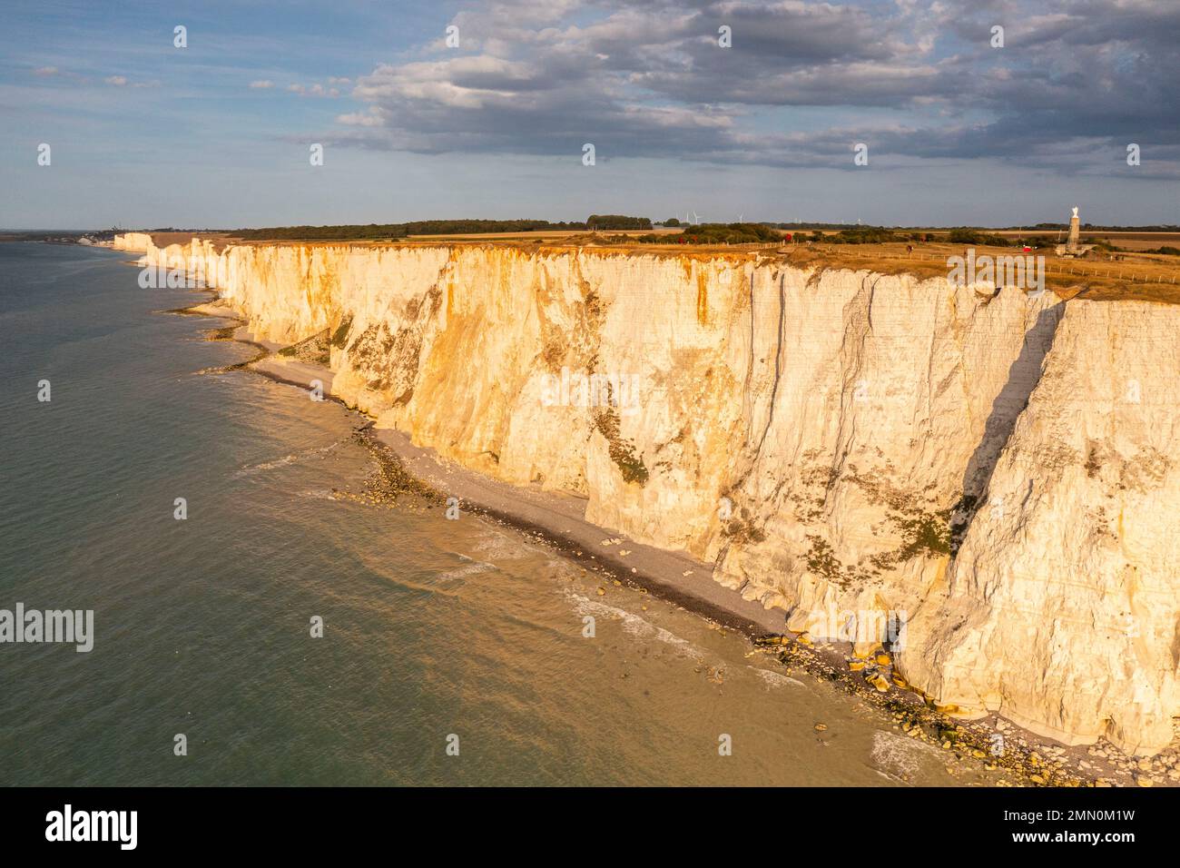 France, Somme (80), Baie de Somme, Mers-les-bains, The Picardy cliffs ...