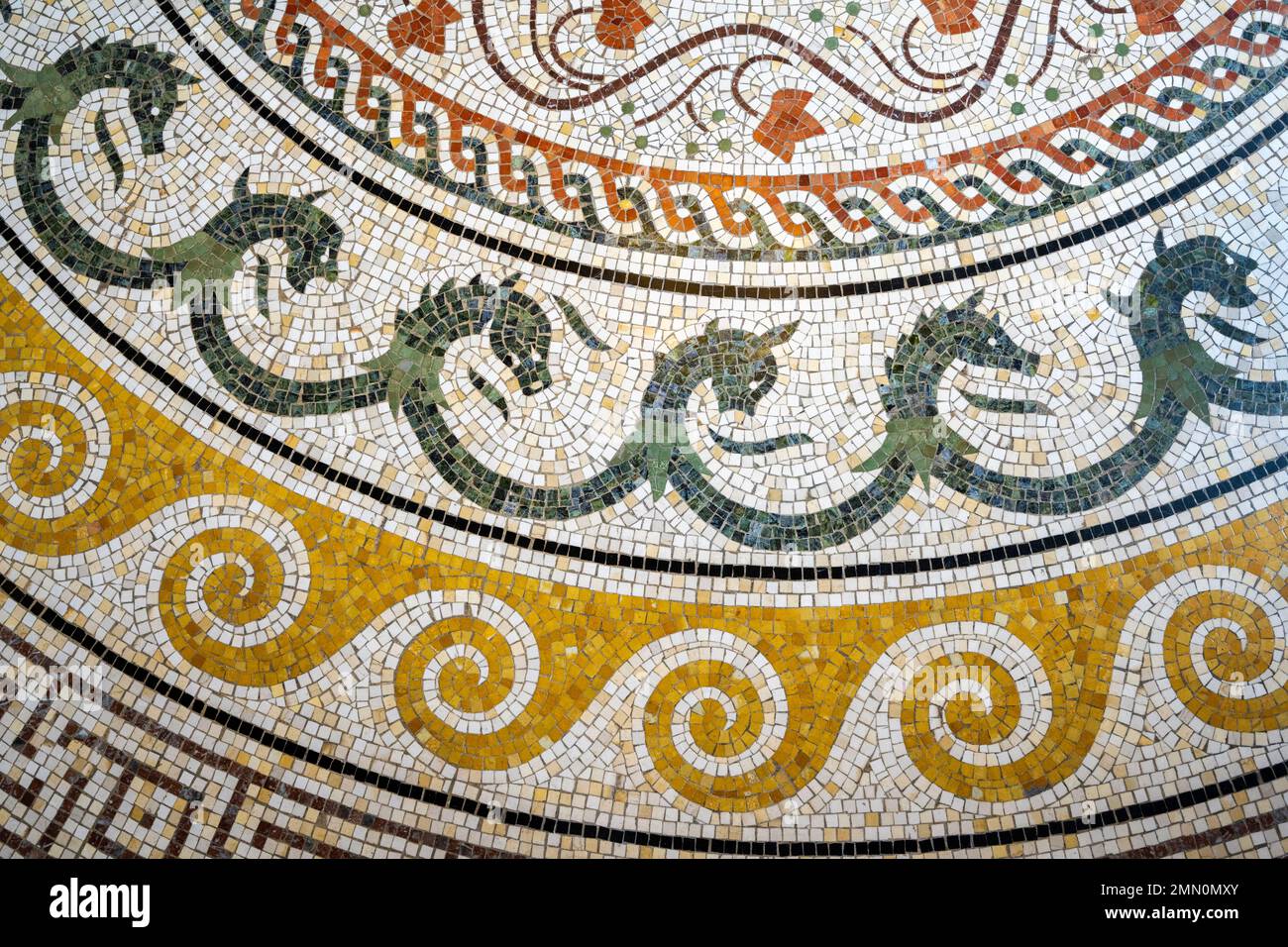 France, Alpes-Maritimes, Beaulieu-sur-Mer, neo-Greek style villa ...