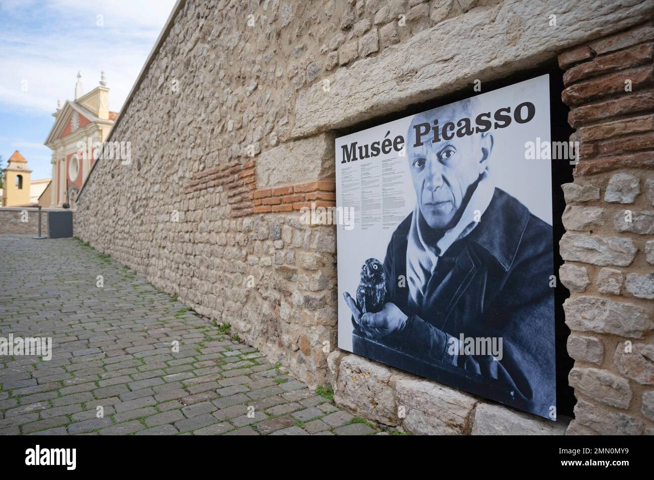 Grimaldi castle picasso hi-res stock photography and images - Alamy