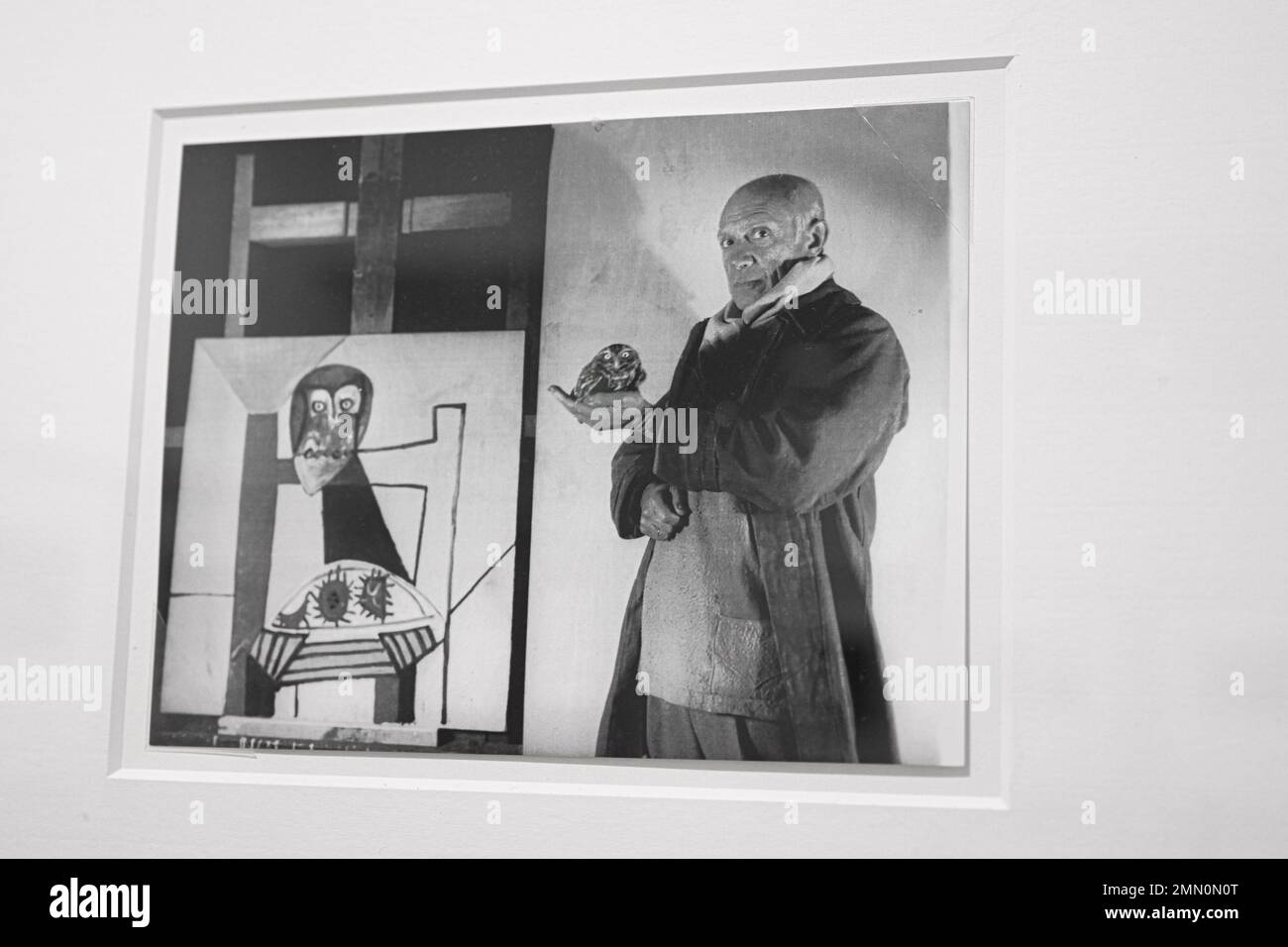France, Alpes Maritimes, Antibes, Antibes Picasso Museum, Pablo Picasso photographed by Michel ...