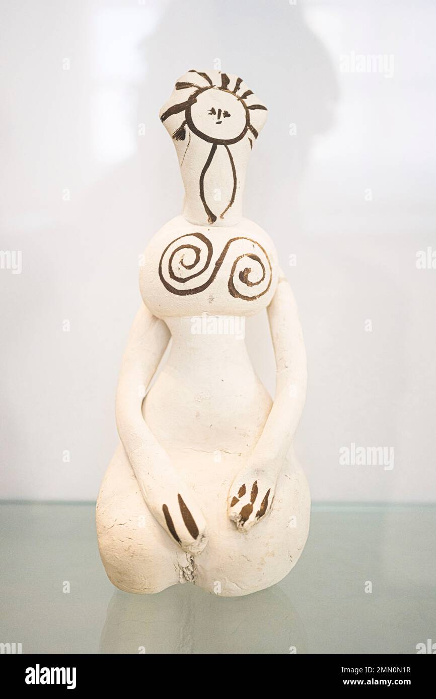 France, Alpes Maritimes, Antibes, Antibes Picasso Museum, Tanagra ...