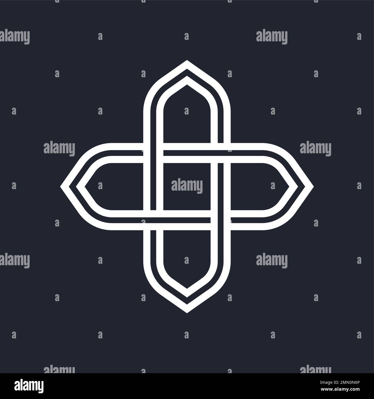 Complex Geometric Contemporary Element. Icon for Business Corporate ...