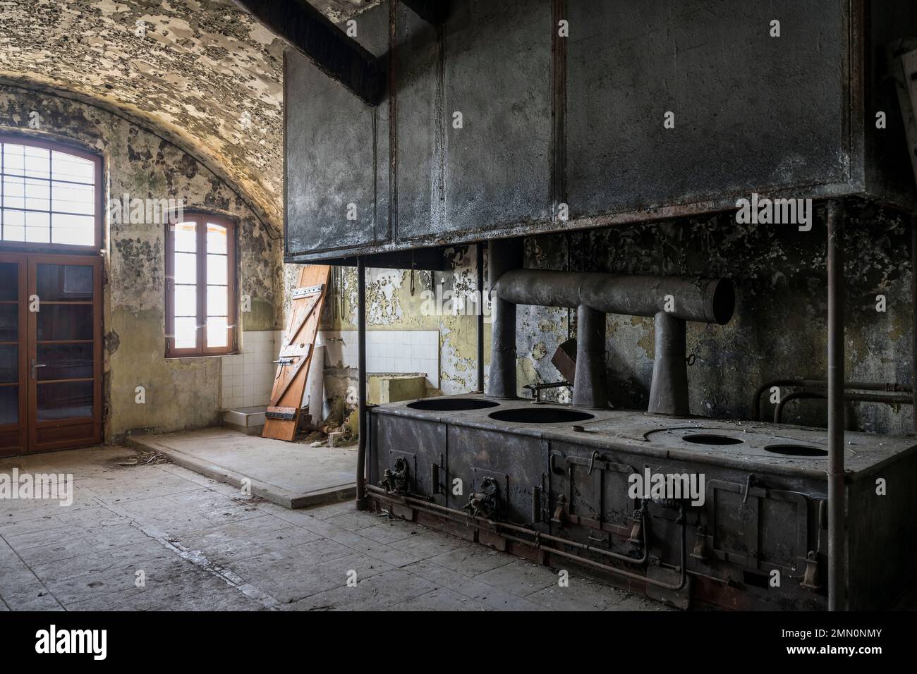 France, Alpes-Maritimes, Eze, Fort de la Revere in the Grande Corniche ...