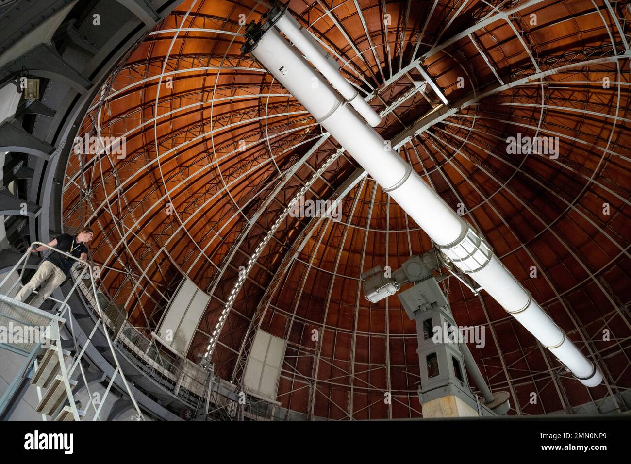 France, Alpes-Maritimes, Nice, Mont Gros, the observatory designed by ...