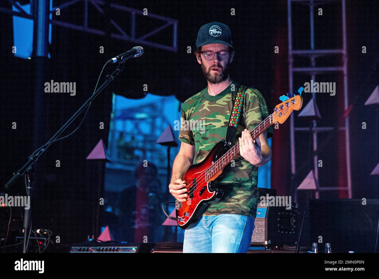 David Hartley of The War on Drugs seen at Forecastle Music Festival at ...