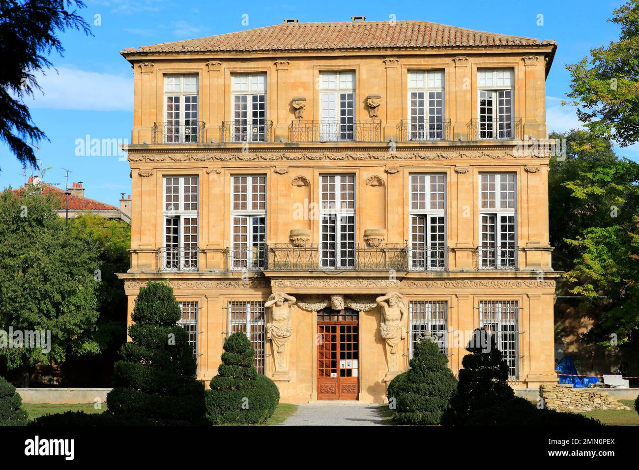 France, Bouches du Rhone, Aix en Provence, Pavillon de Vendome, former ...