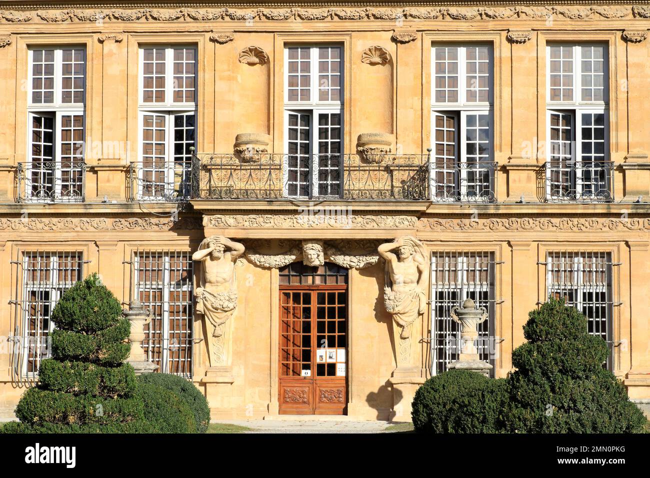 France, Bouches du Rhone, Aix en Provence, Pavillon de Vendome, former ...
