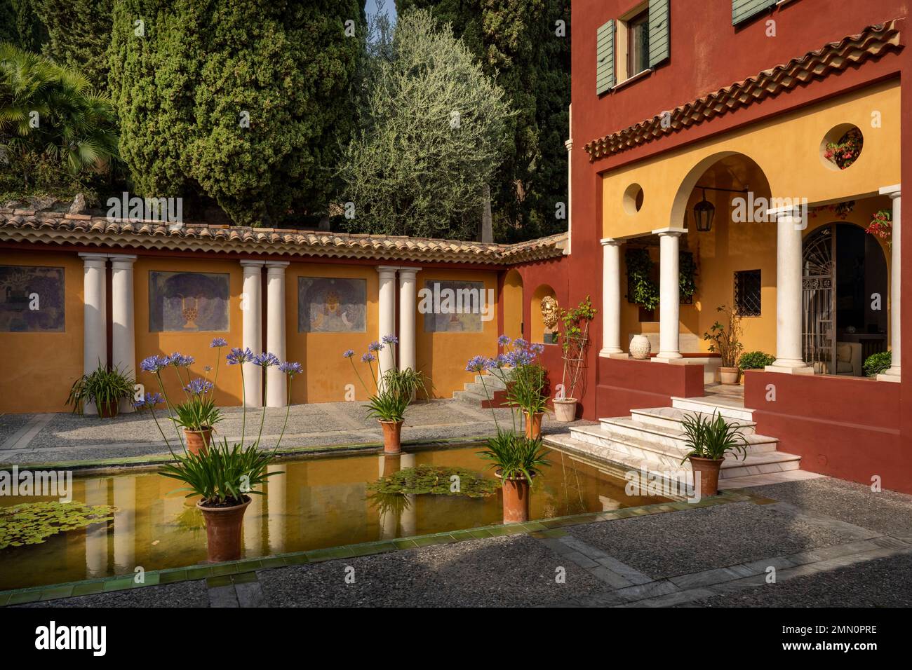 France, Alpes-Maritimes, Menton, Domaine des Colombieres, the ...