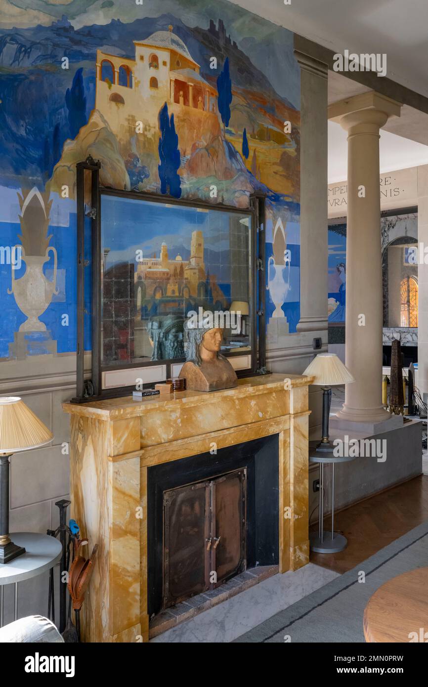 France, Alpes-Maritimes, Menton, Domaine des Colombieres, the ...