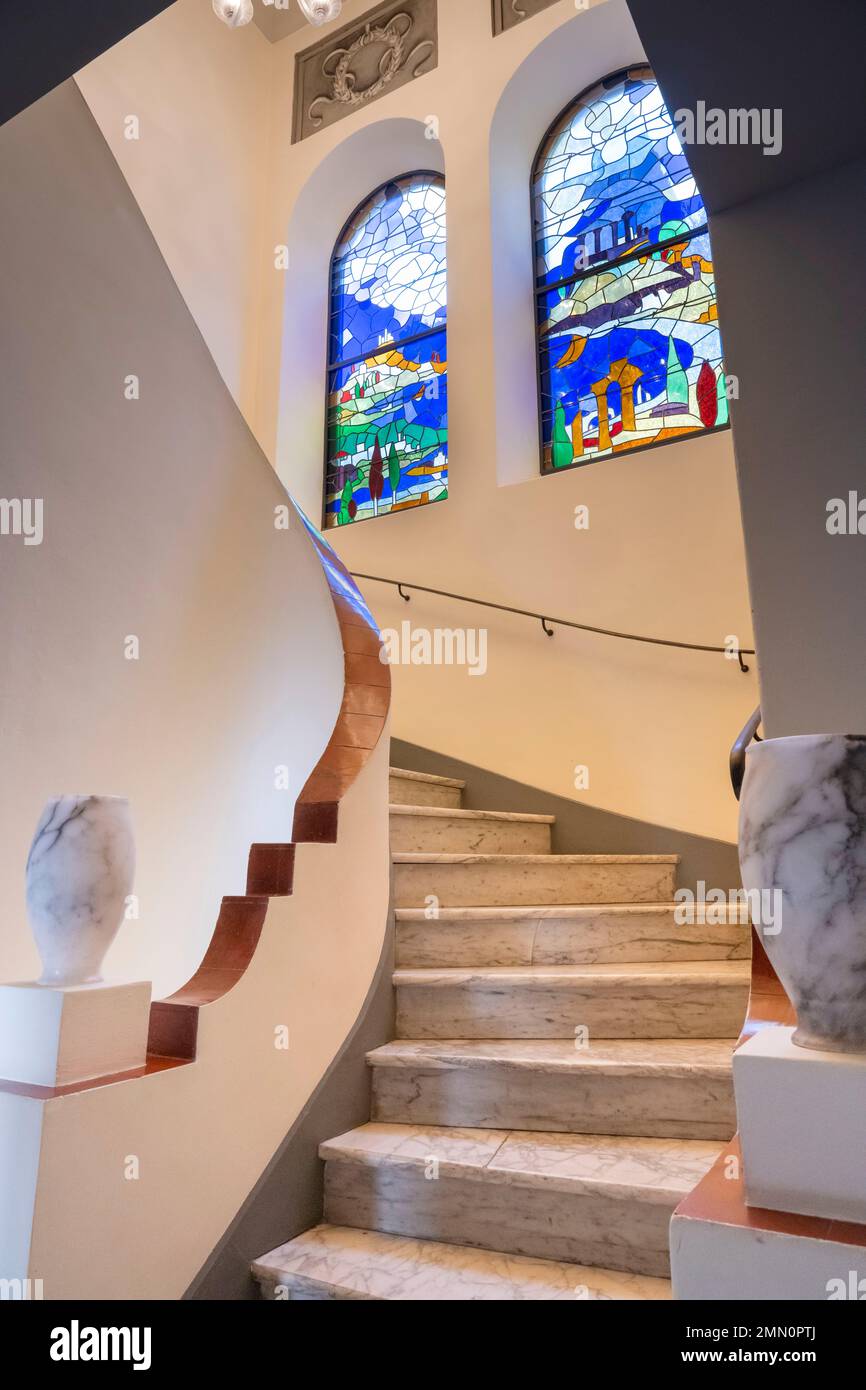 France, Alpes-Maritimes, Menton, Domaine des Colombieres, the ...