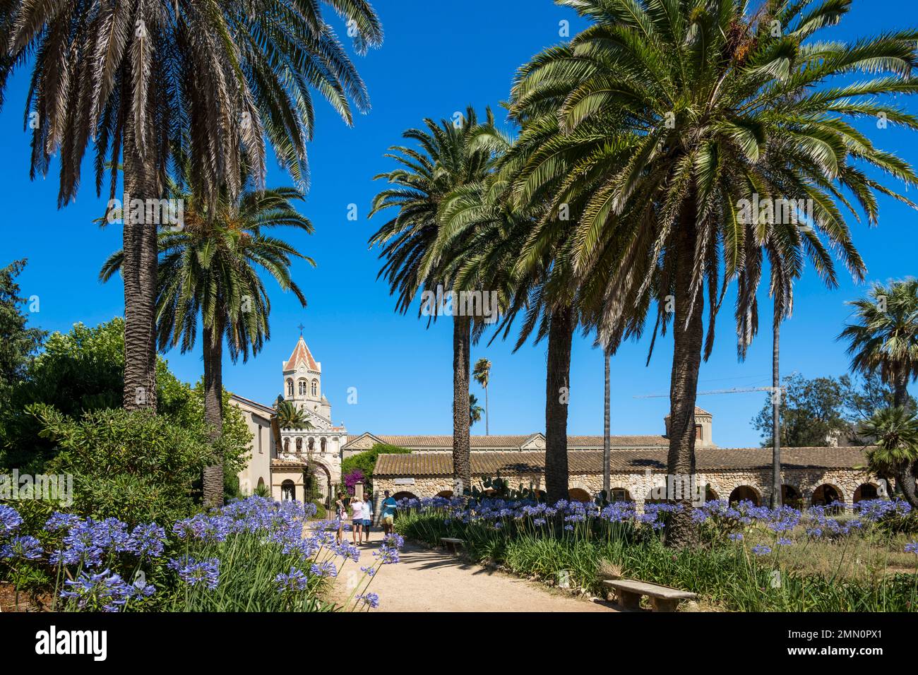 France, Alpes-Maritimes, Cannes, Lerins Islands, Saint-Honorat island ...