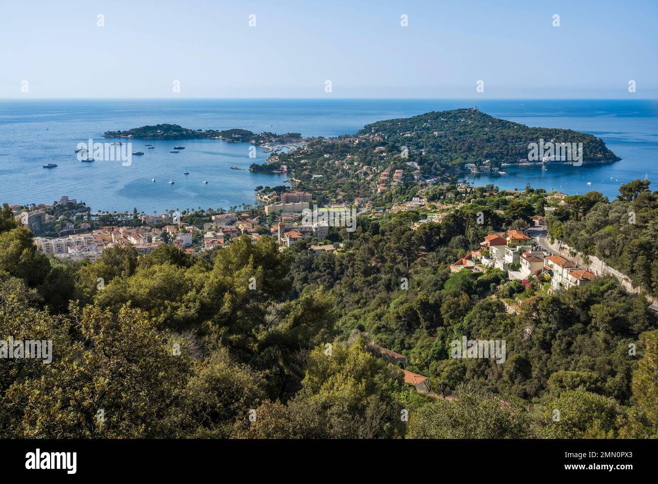 France, Alpes-Maritimes, Beaulieu-sur-Mer, the peninsula of Saint-Jean ...