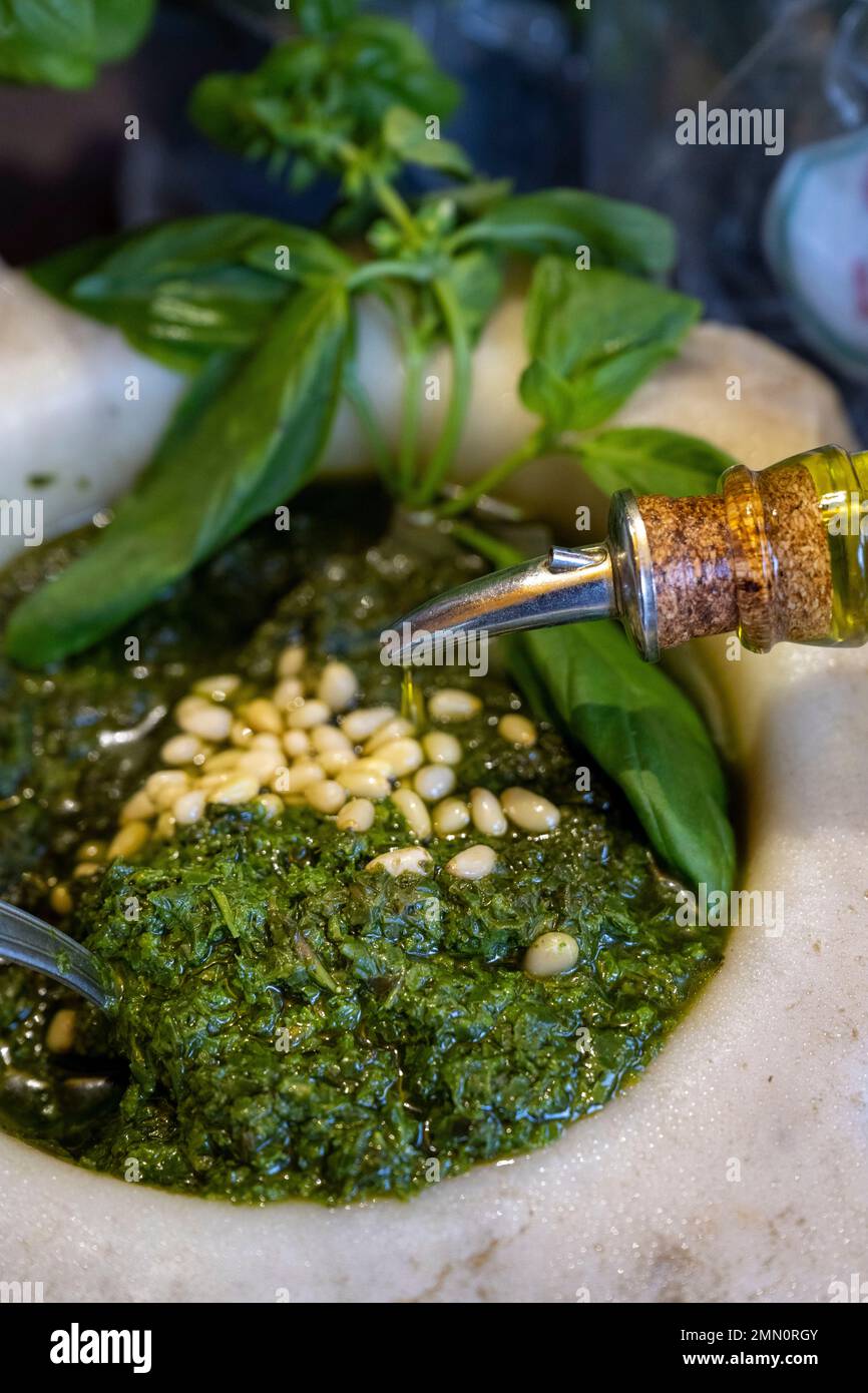 France, Alpes-Maritimes, Nice, Lou Balico restaurant specializing in ...