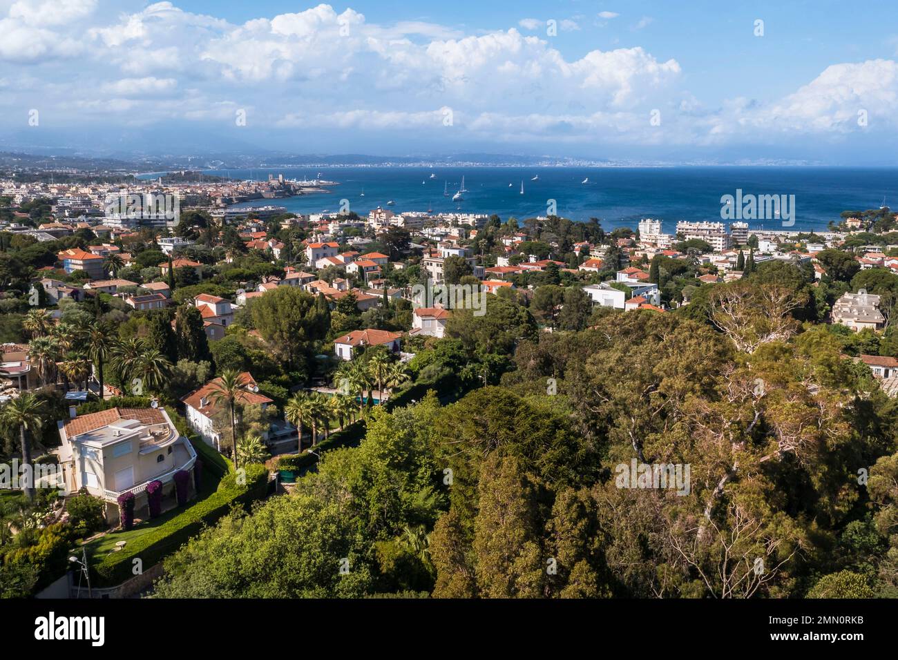 France, Alpes-Maritimes, Antibes, The Botanical Garden of Villa Thuret ...