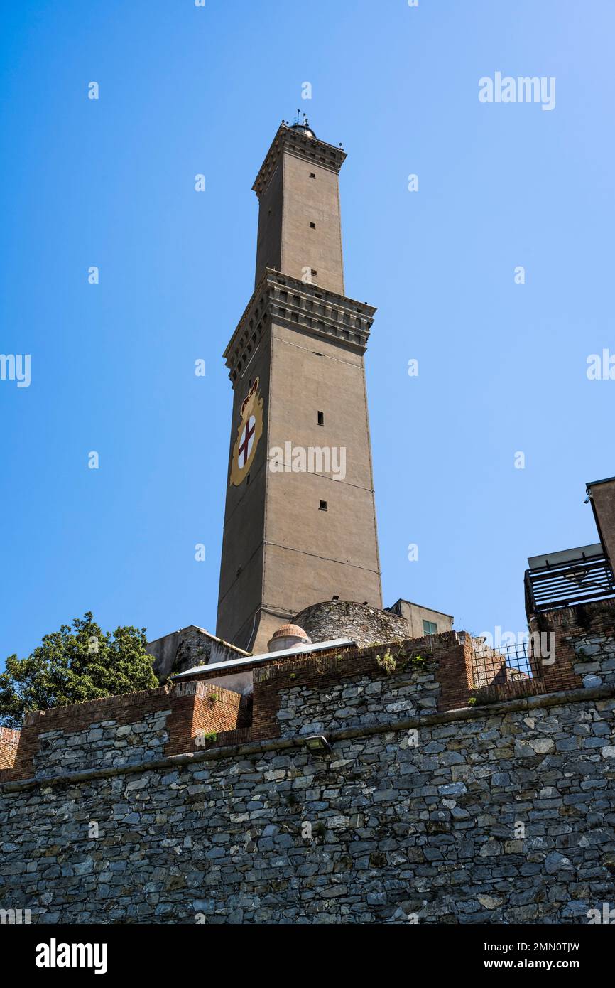 The lighthouse of genoa hi-res stock photography and images - Alamy