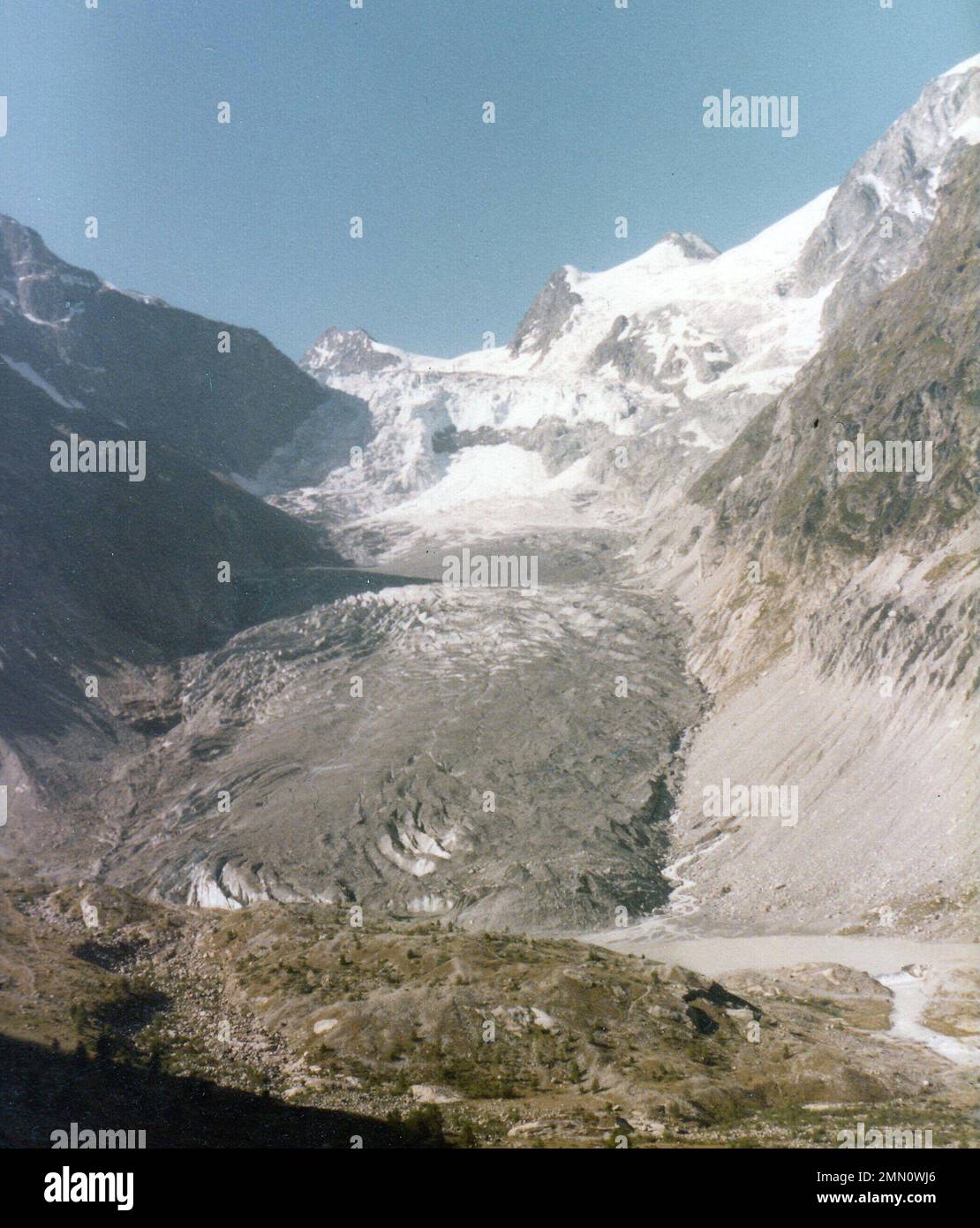 Mont Collon Glacier, d'arolla, Svizzera Stock Photo - Alamy