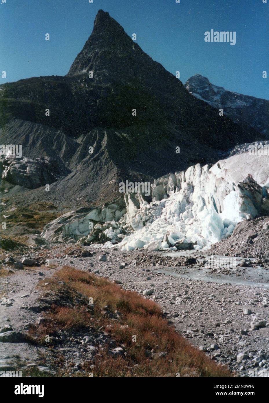 Mont Collon Glacier, d'arolla, Svizzera Stock Photo - Alamy