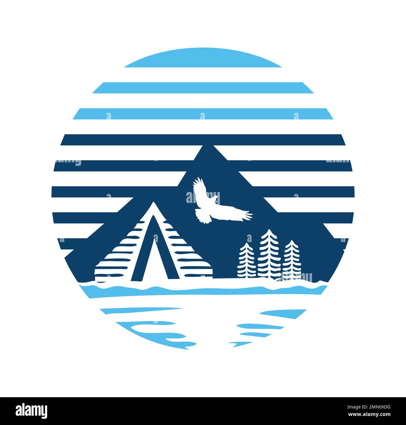 Mountain Farm Logo vector Icon Sign illustration in white background ...