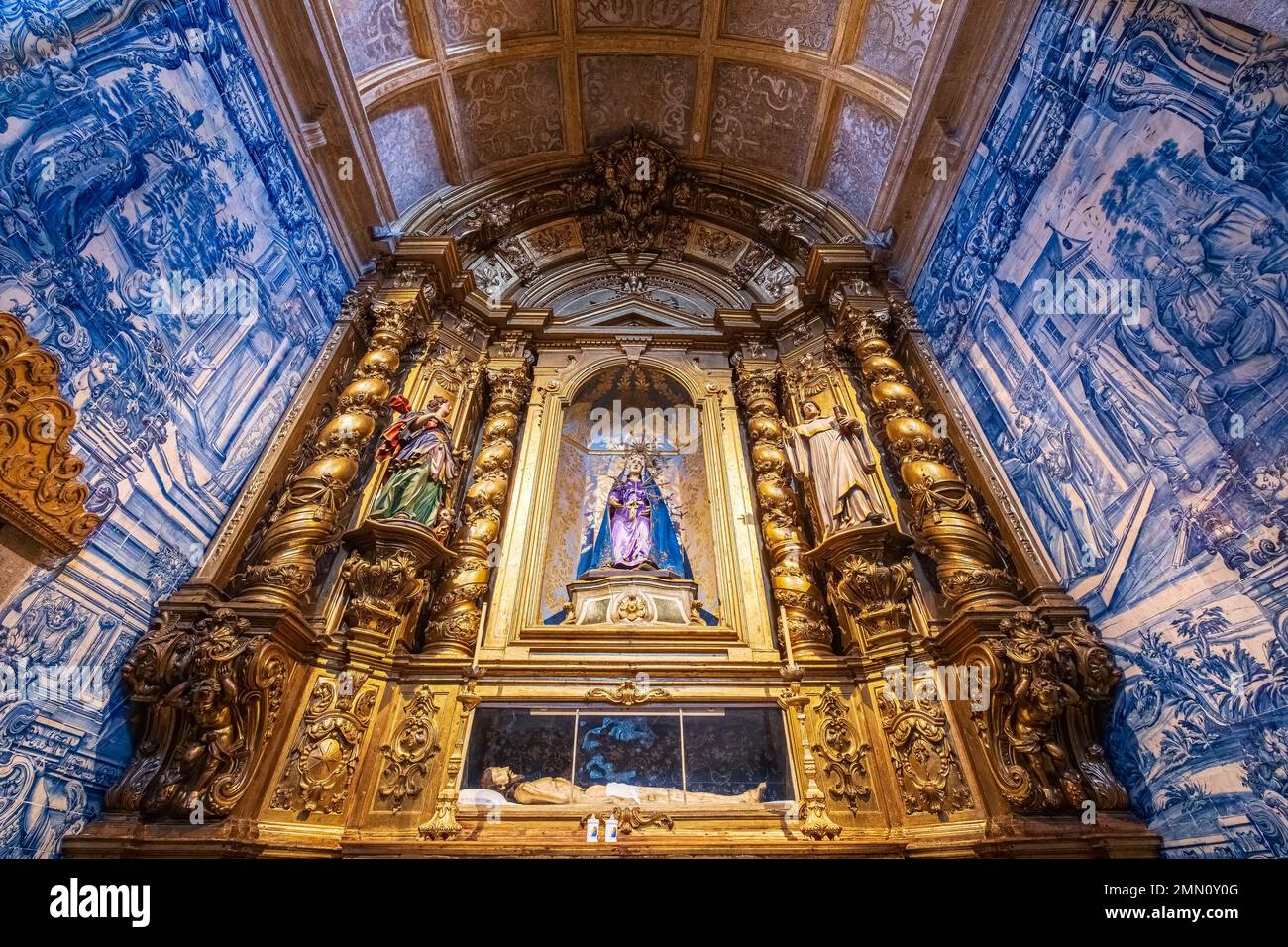 Portugal, Northern Region, Braga, Populo church (Igreja do Populo Stock ...