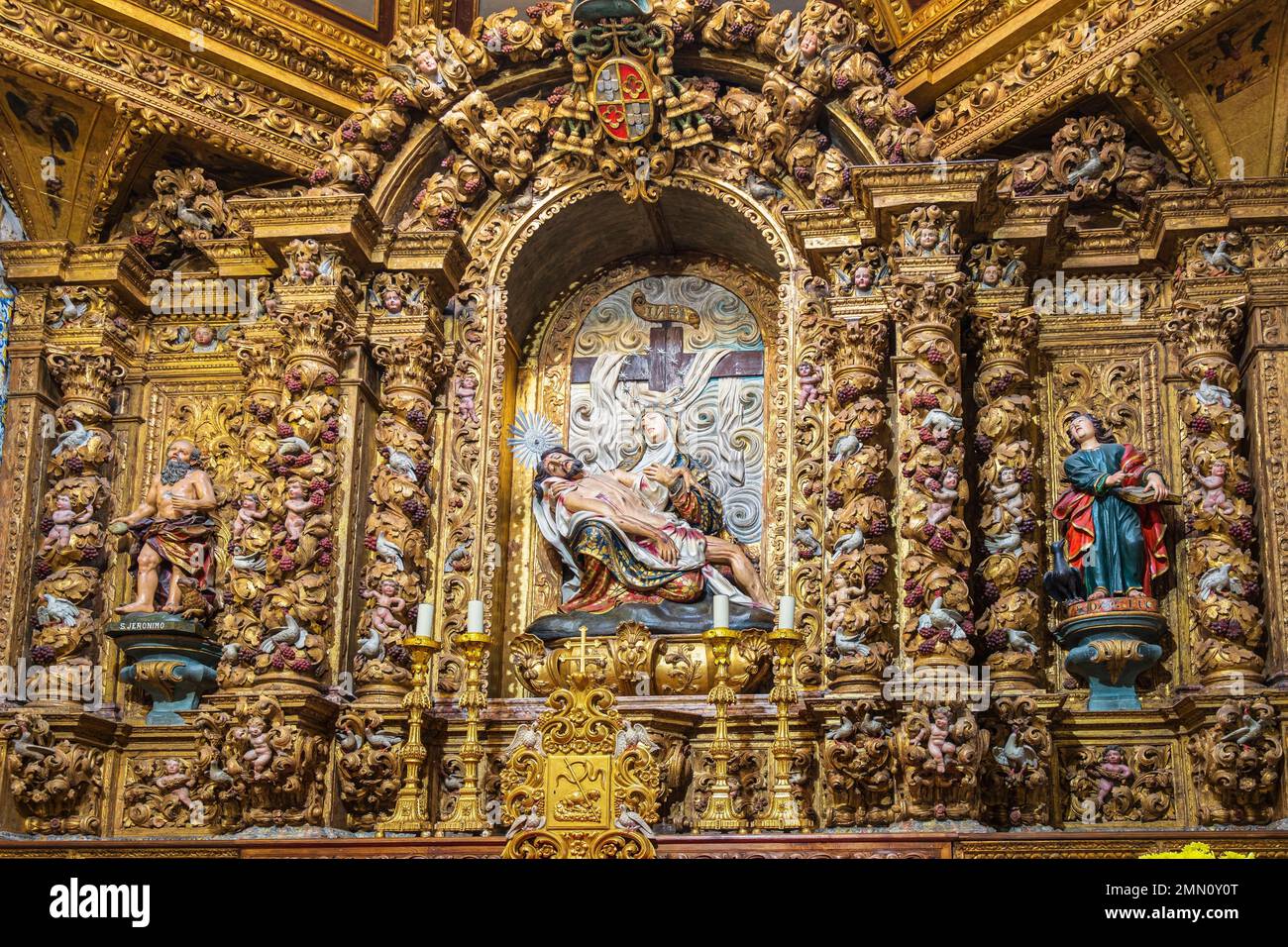 Portugal, Northern Region, Braga, Braga Cathedral or Sé de Braga (end ...