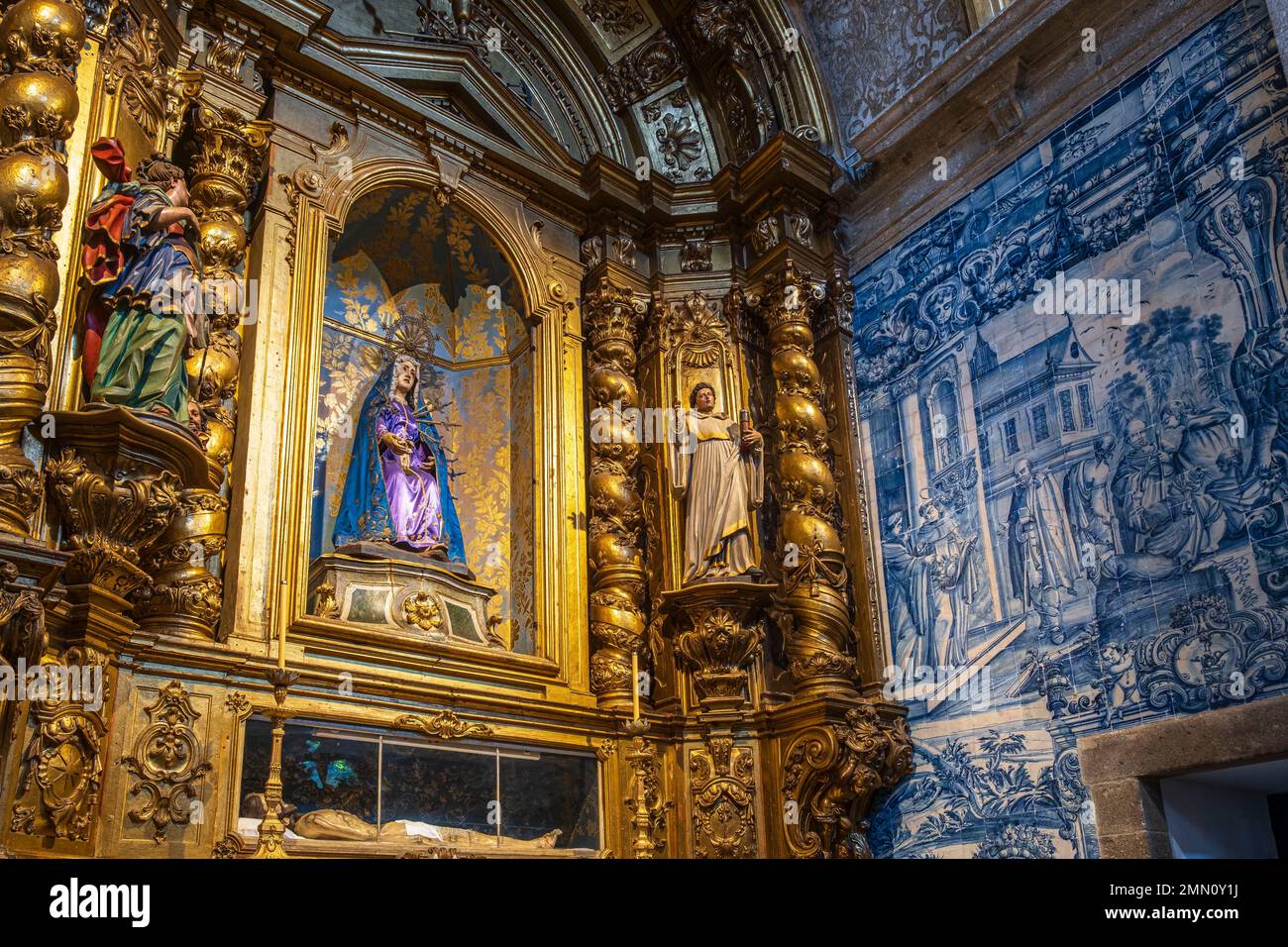 Portugal, Northern Region, Braga, Populo church (Igreja do Populo Stock ...