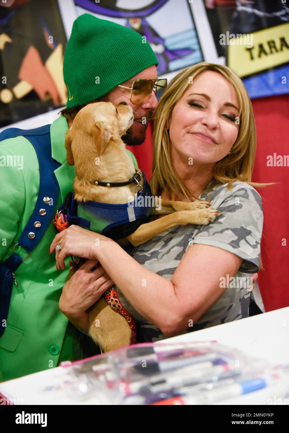 Greg Cipes 'Beast Boy', from left, Wingman G Cipes, and Tara Strong ...
