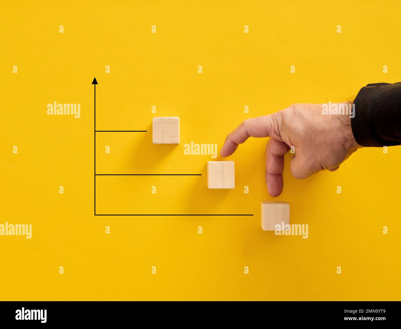 Business growth, success and development. Career improvement. Ladder of ...