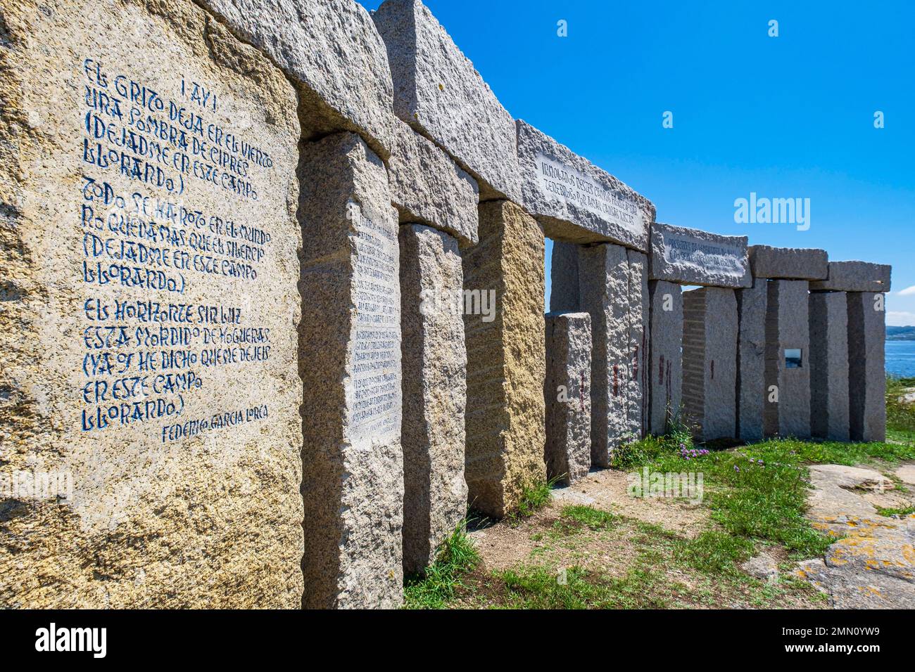 Spain, Galicia, A Coruña, Sculptures Park of the Hercules Tower ...