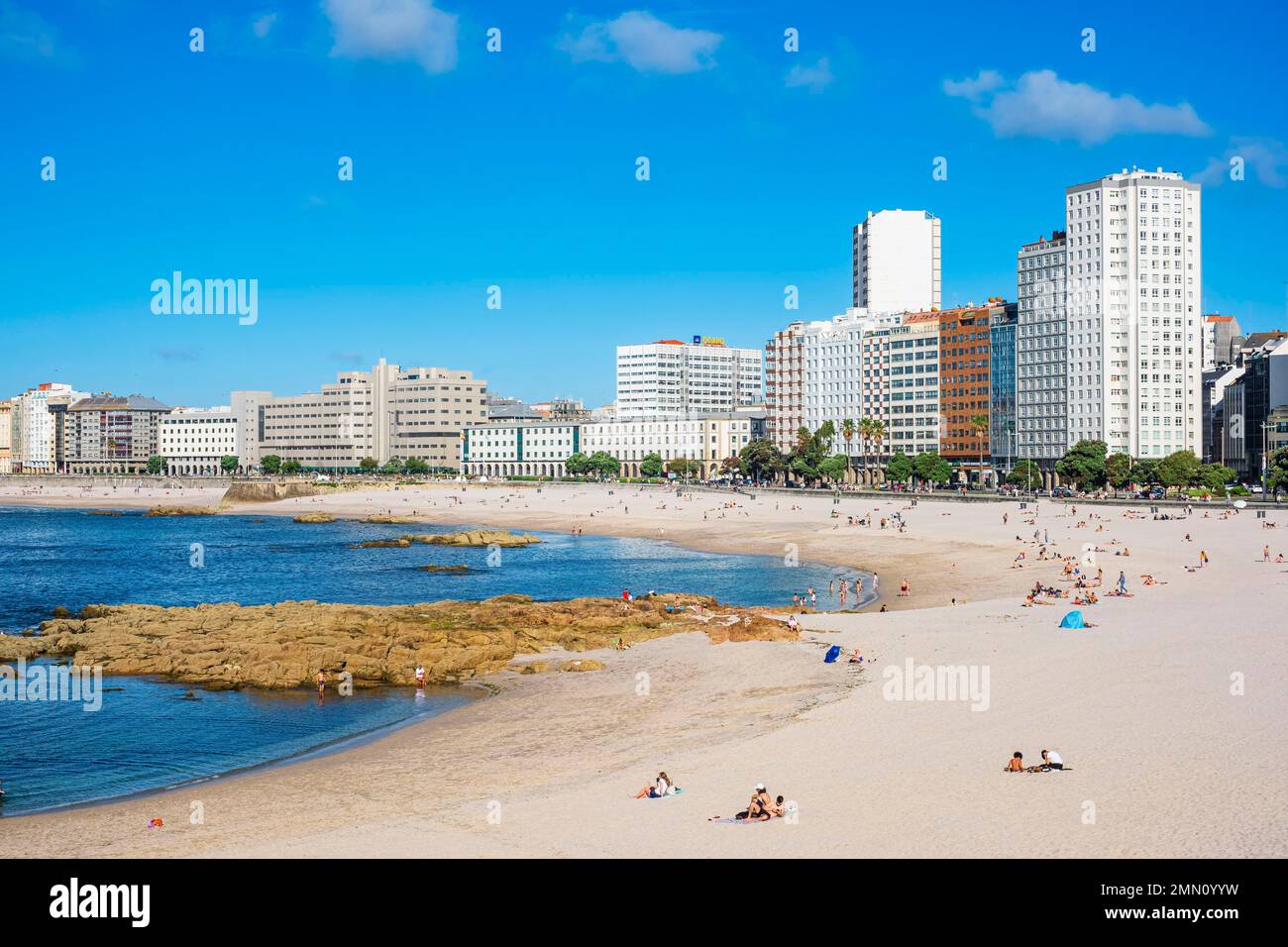 Riazor beach la coruña hi-res stock photography and images - Alamy