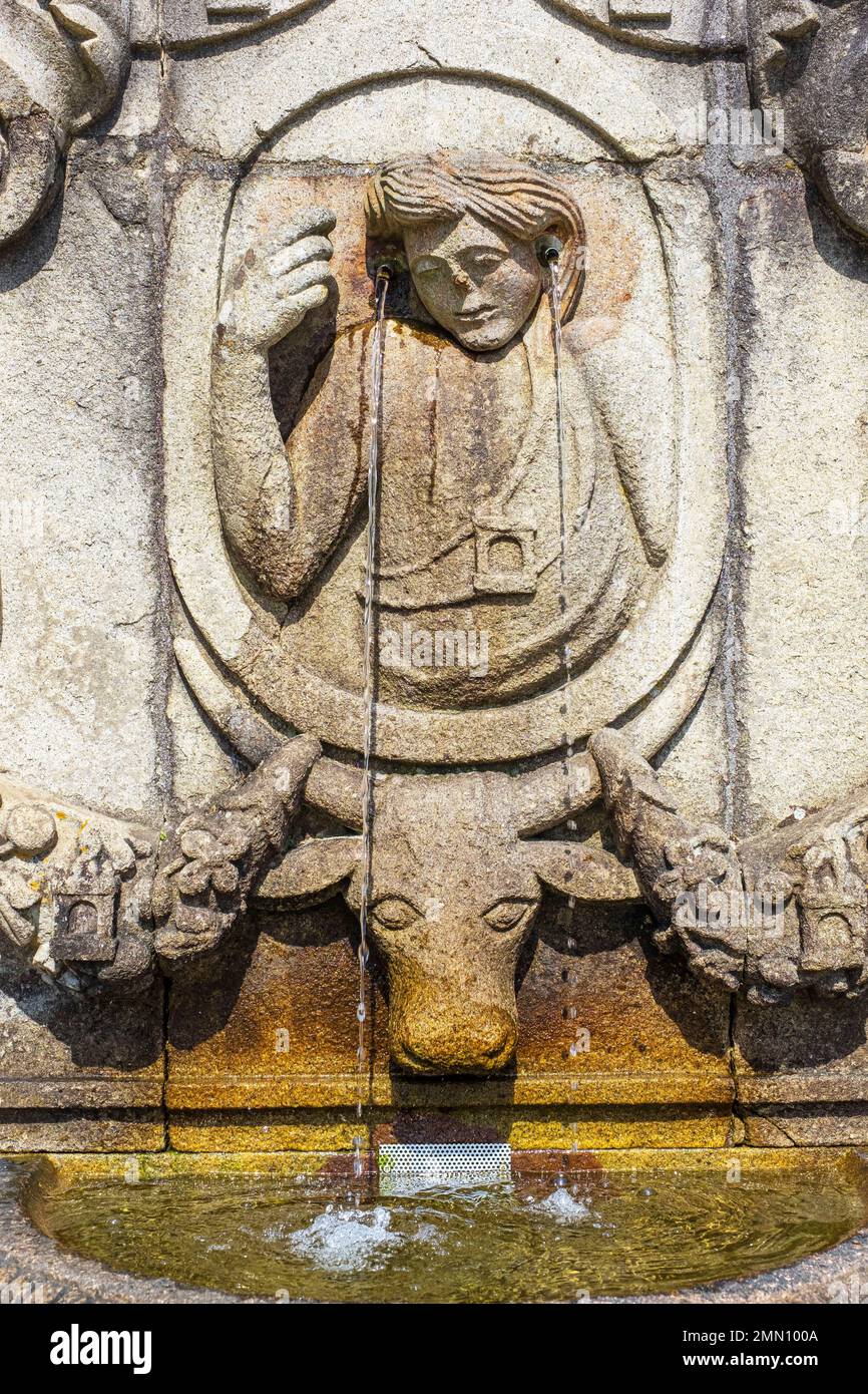 Portugal, Northern Region, Braga, sanctuary of Bom Jesus do Monte, a ...