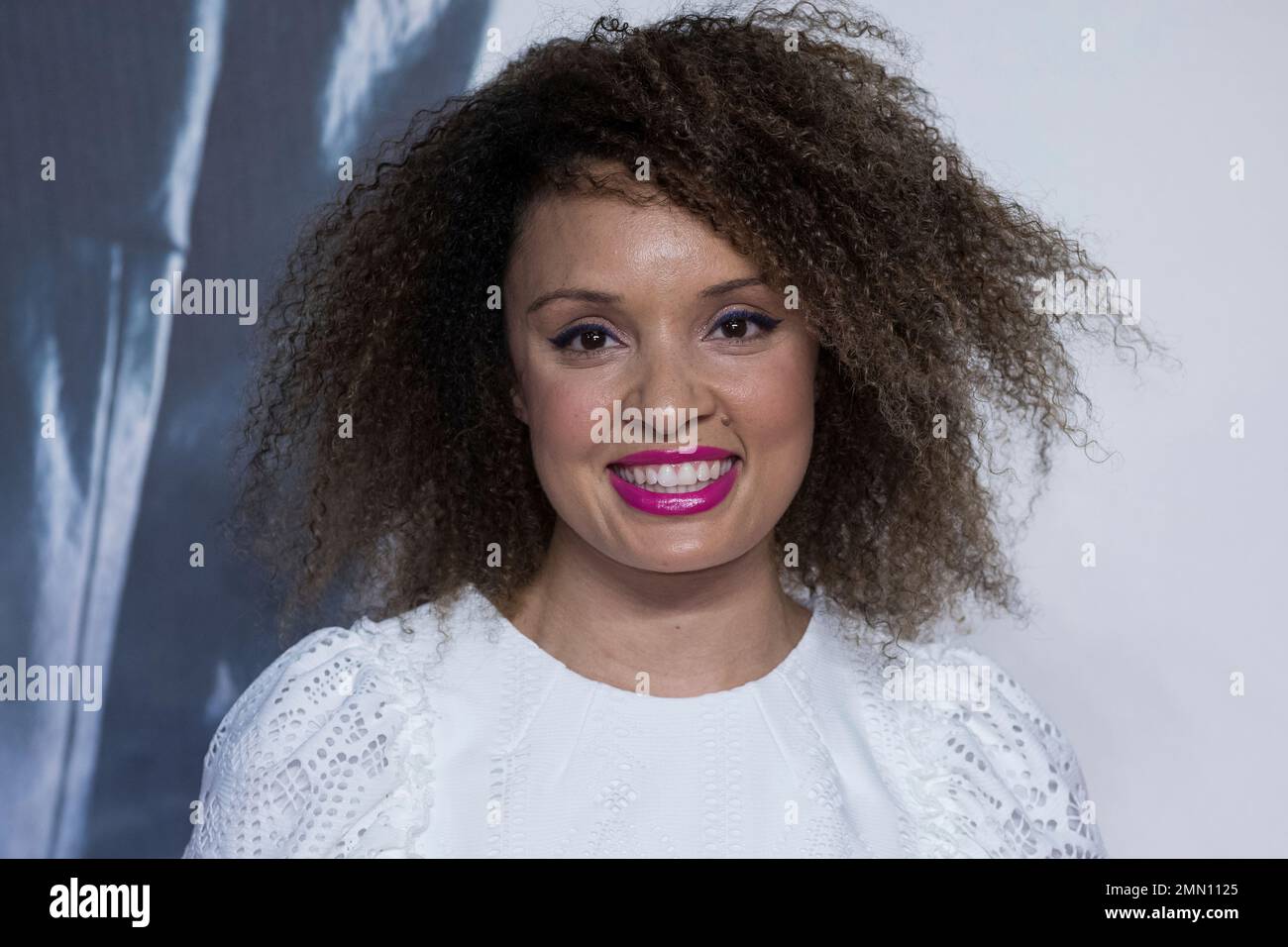 Pandora Christie poses for photographers upon arrival at the premiere ...