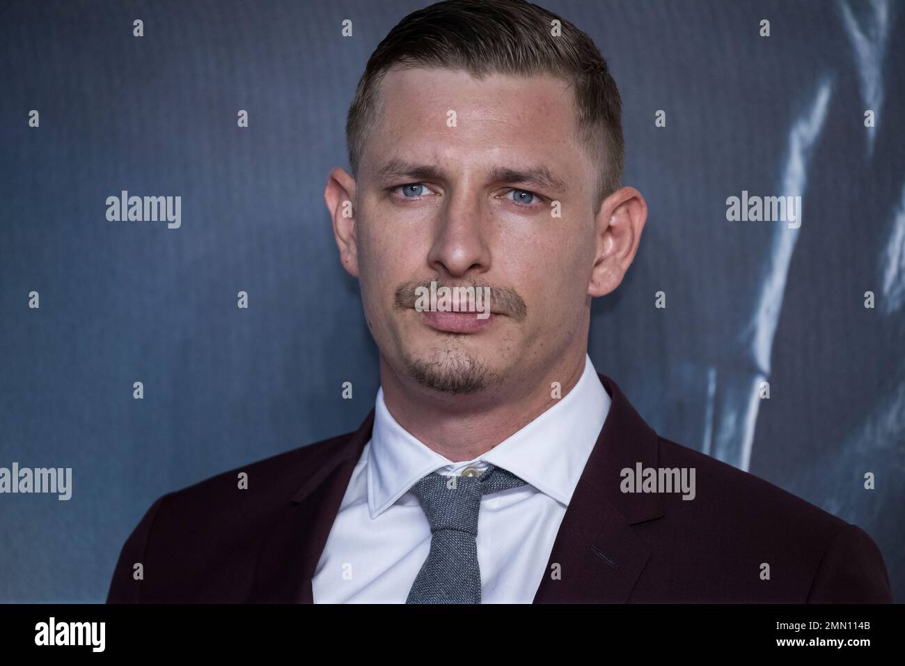 Frederick Schmidt poses for photographers upon arrival at the premiere ...