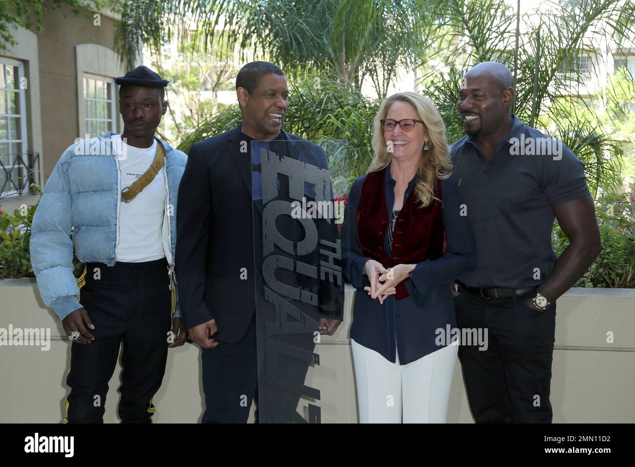Ashton Sanders, from left, Denzel Washington, Melissa Leo and Antoine ...