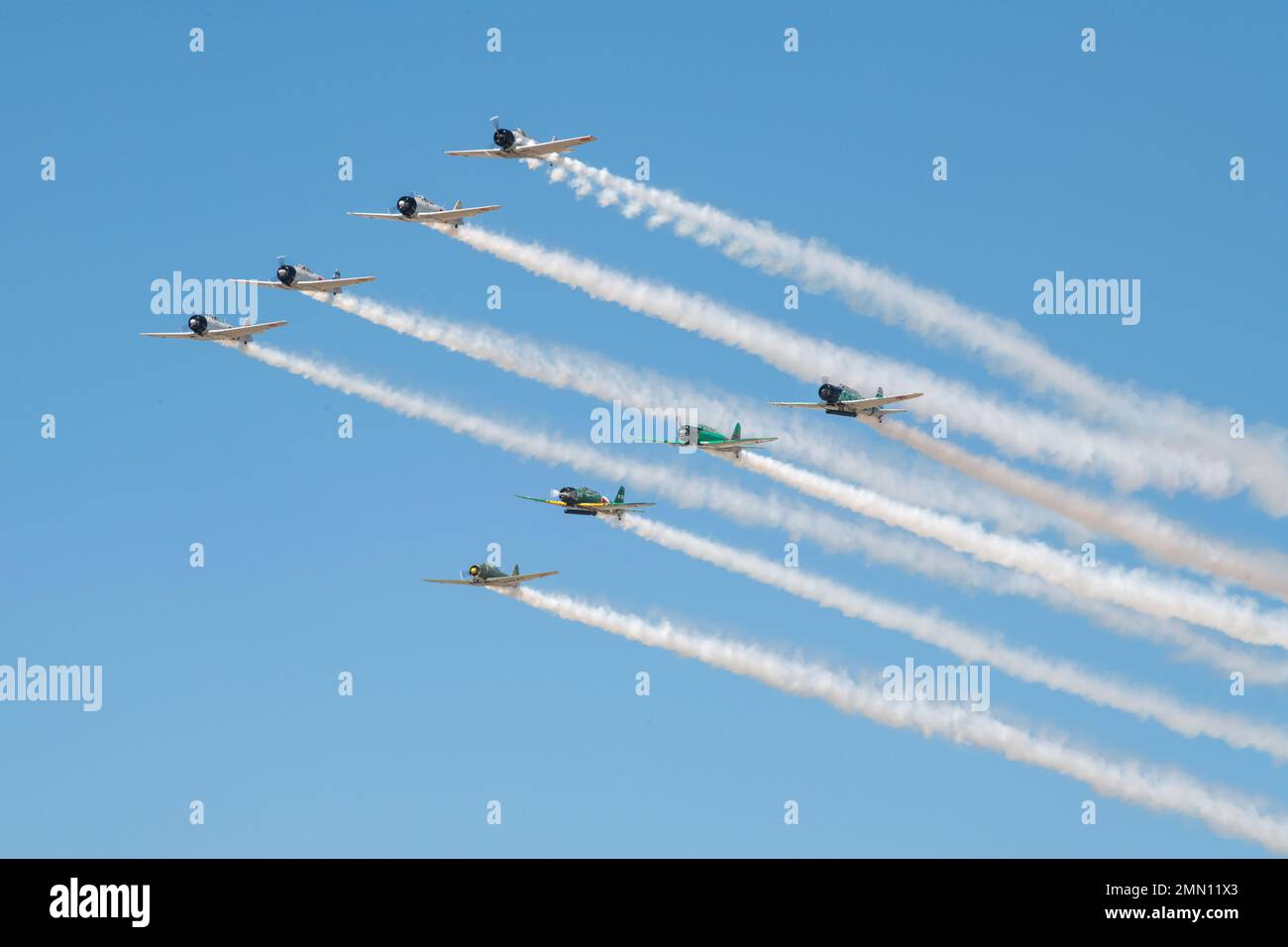 Demonstration group "Tora Tora Tora" wow the crowd during the Frontiers ...
