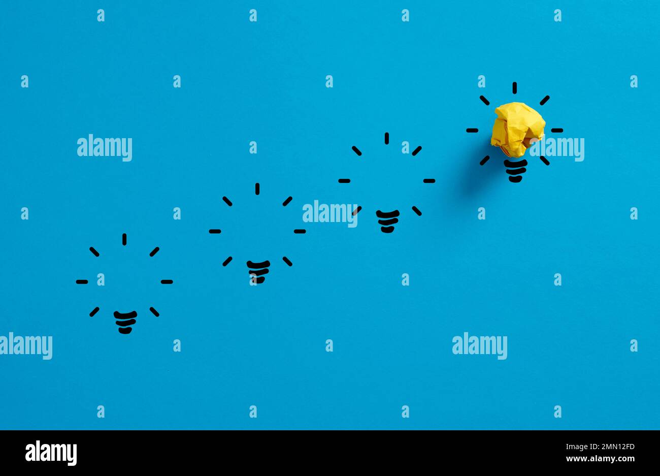 Idea development and innovation. Creative business strategy. Steps ...