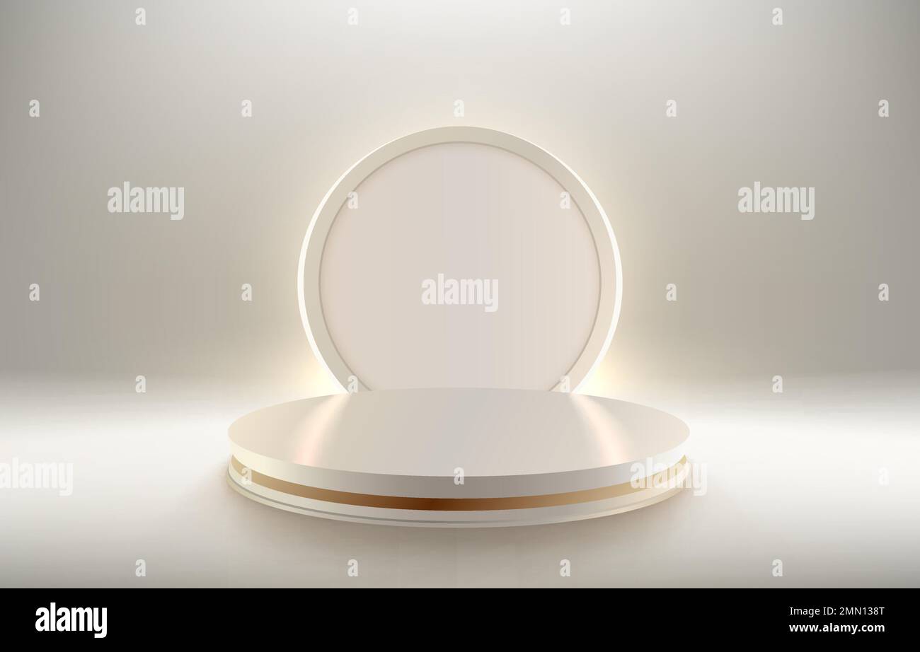 Stage podium with lighting, Stage Podium Scene with for Award, Decor ...