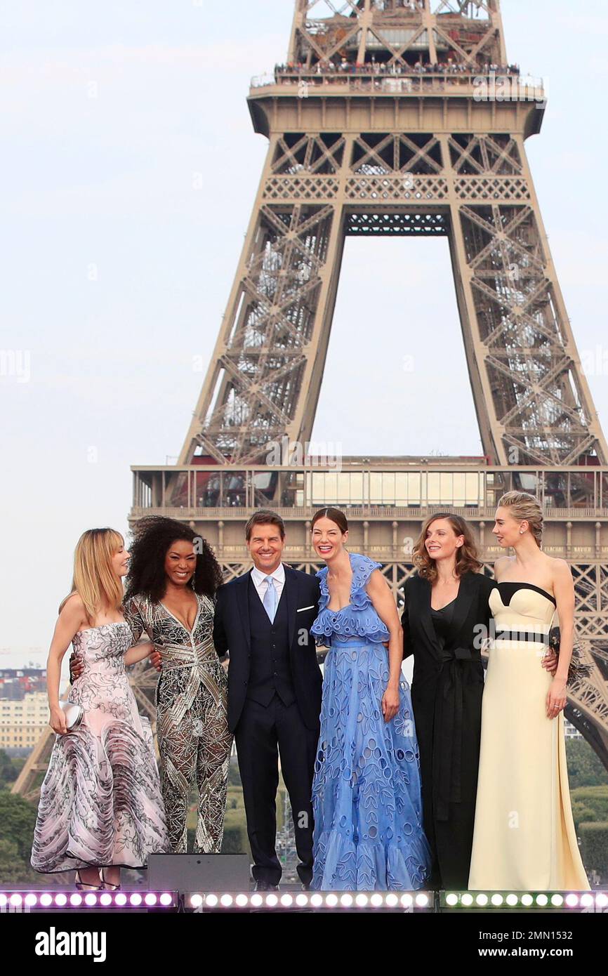 Actors Alix Benezech, from left, Angela Bassett, Tom Cruise, Michelle ...