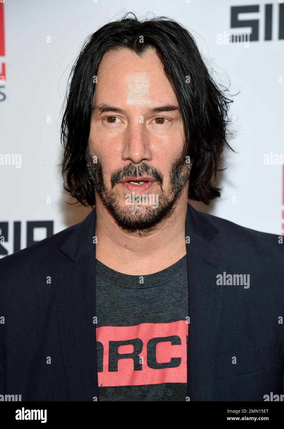 Actor Keanu Reeves attends the premiere of "Siberia" at Metrograph on ...