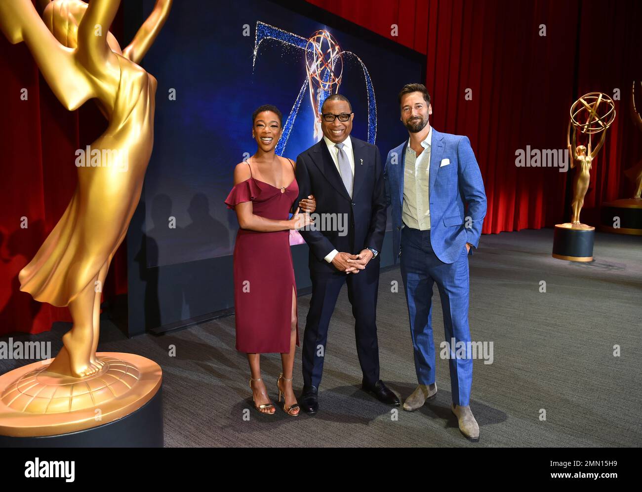 Samira Wiley, from left, Television Academy Chairman & CEO, Hayma ...