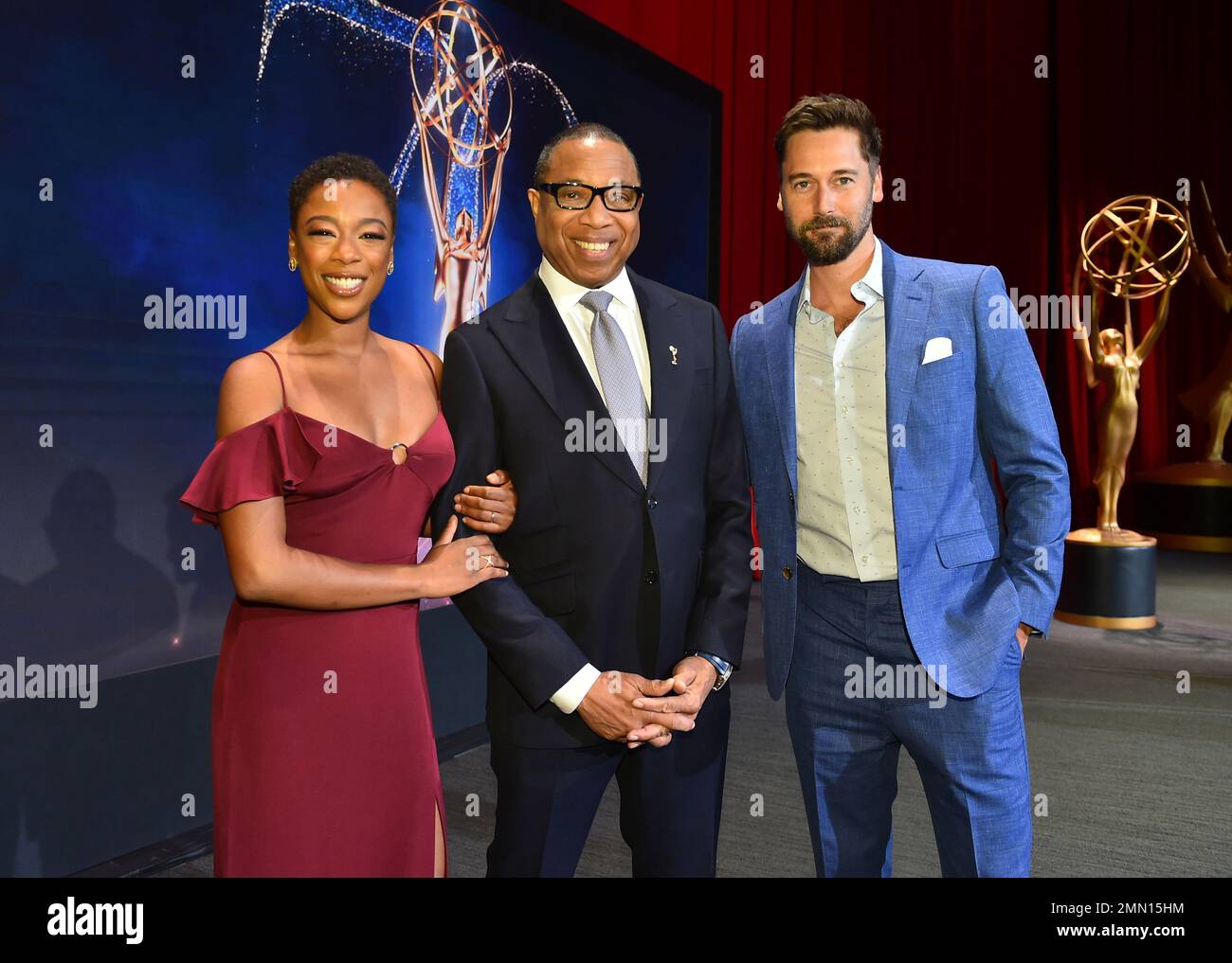 Samira Wiley, from left, Television Academy Chairman & CEO, Hayma ...