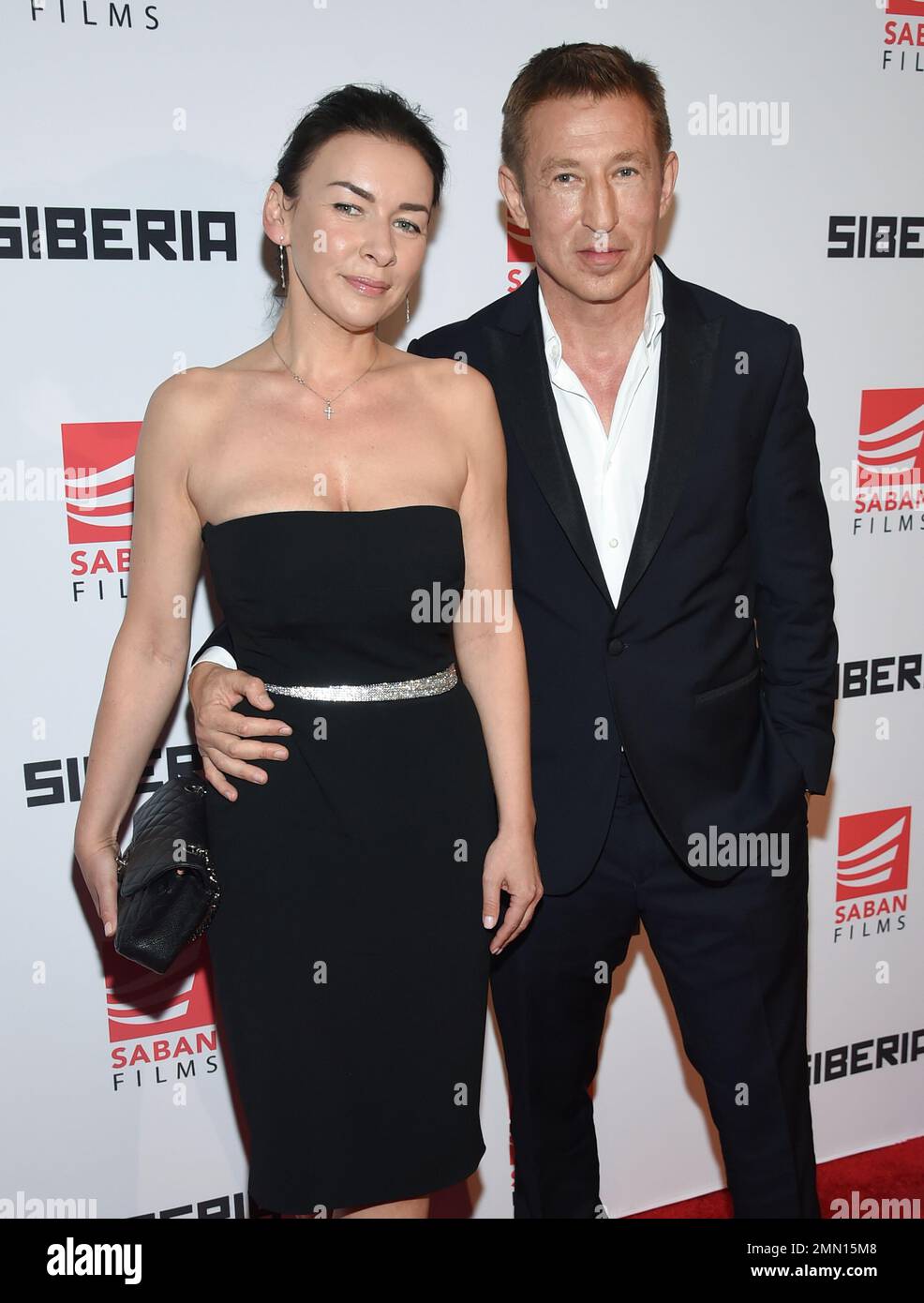 Actor Pasha D. Lychnikoff and wife Katya attend the premiere of ...