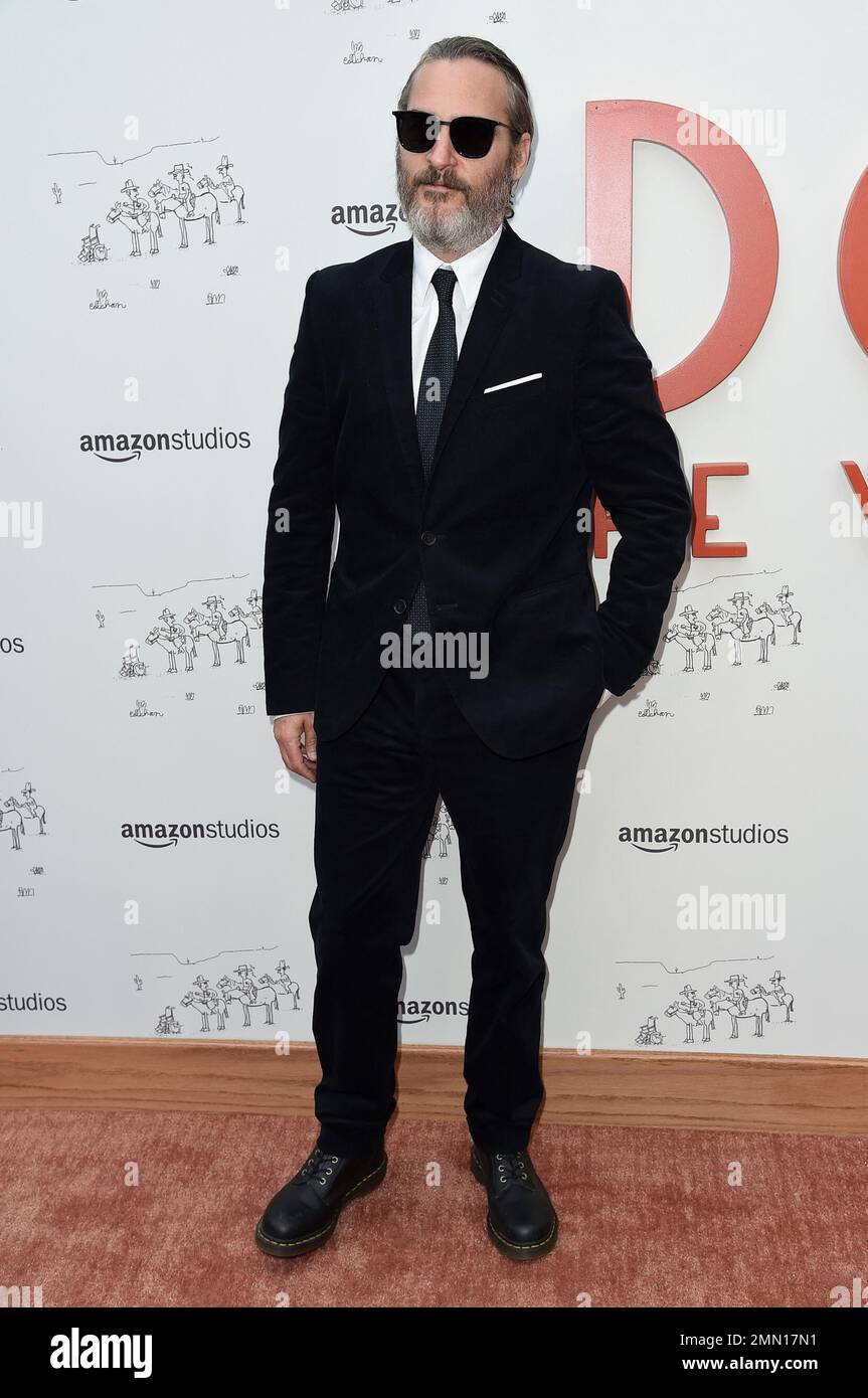 Joaquin Phoenix attends the LA Premiere of "Don't Worry, He Won't Get ...