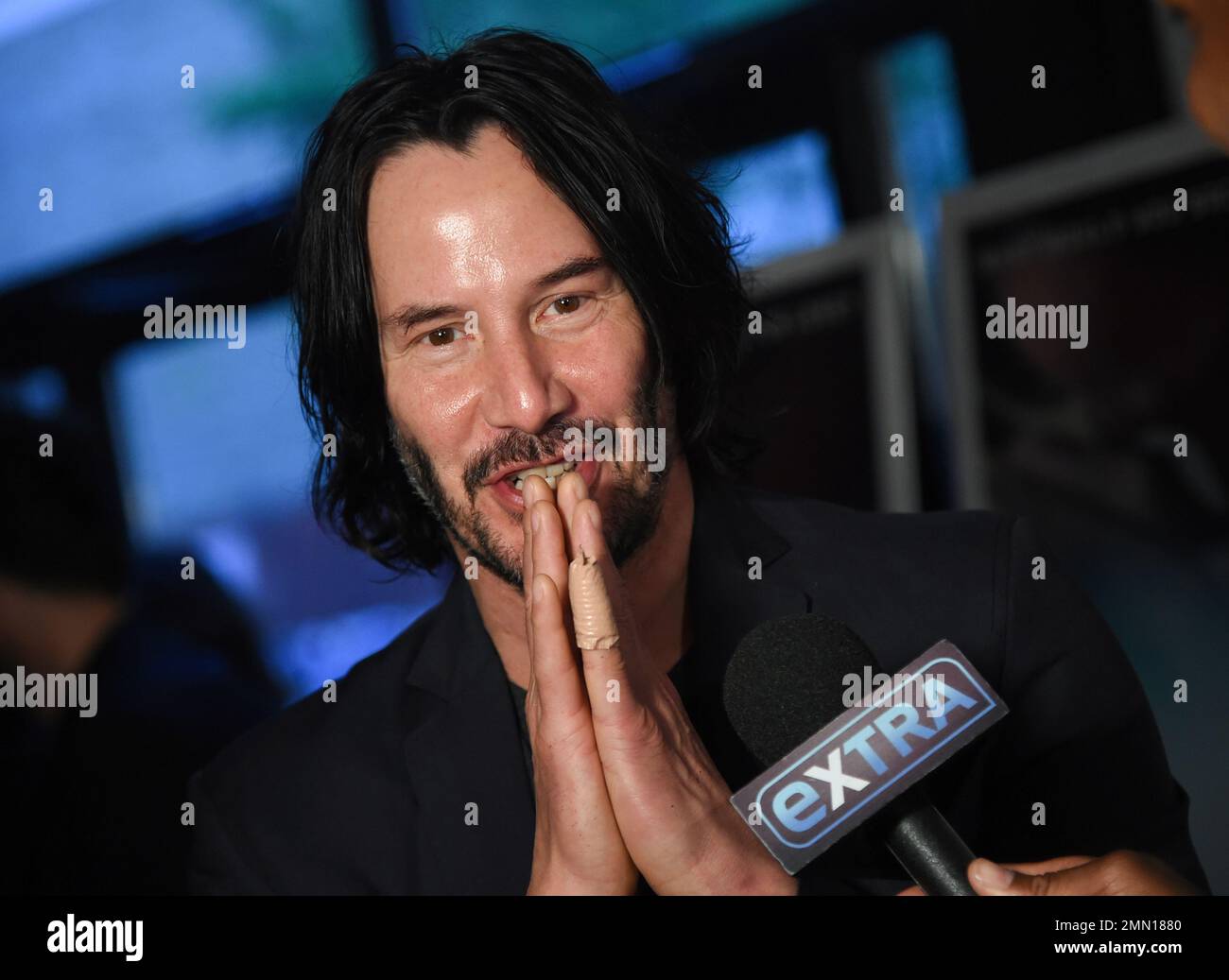 Actor Keanu Reeves attends the premiere of "Siberia" at Metrograph on ...