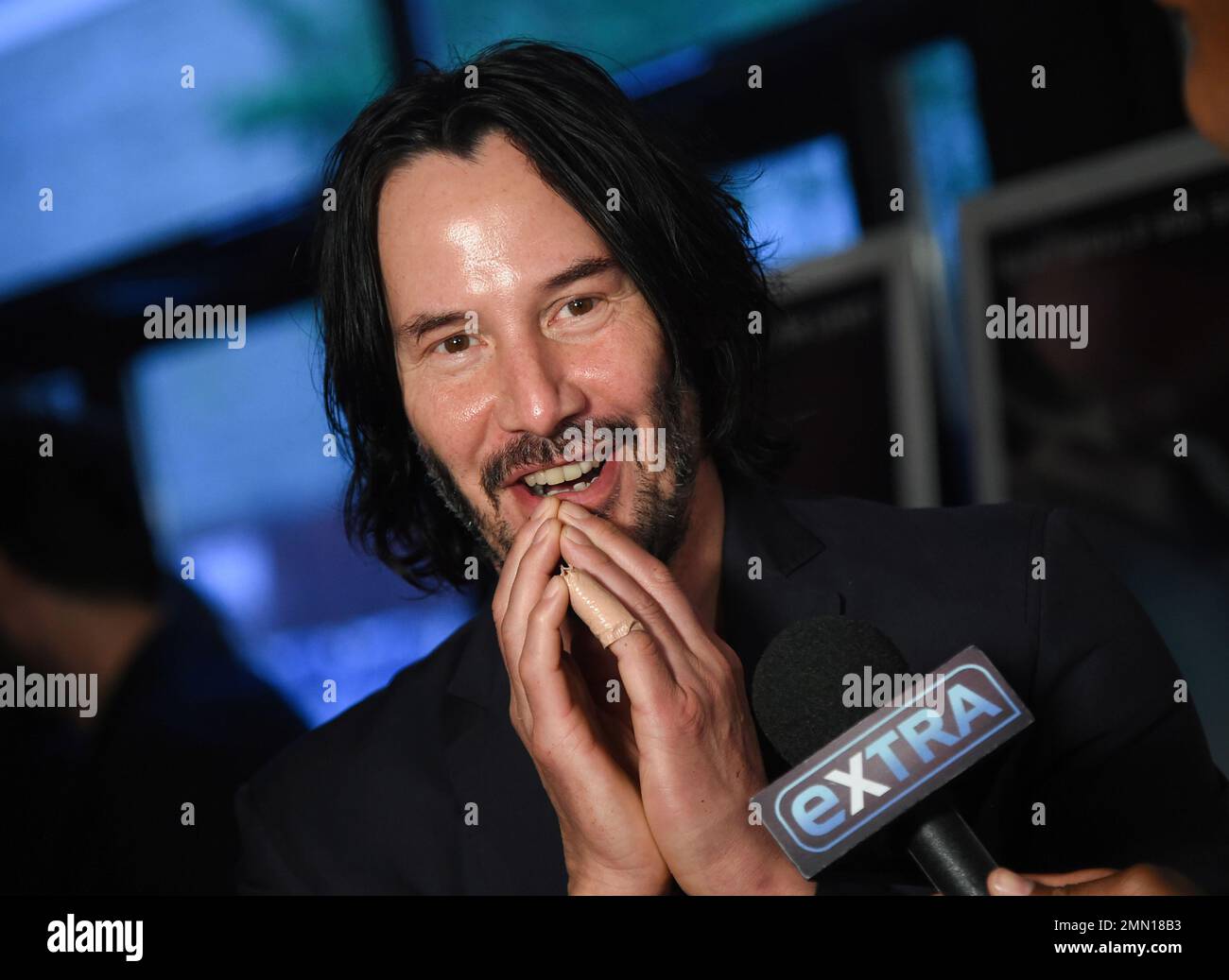 Actor Keanu Reeves attends the premiere of "Siberia" at Metrograph on ...