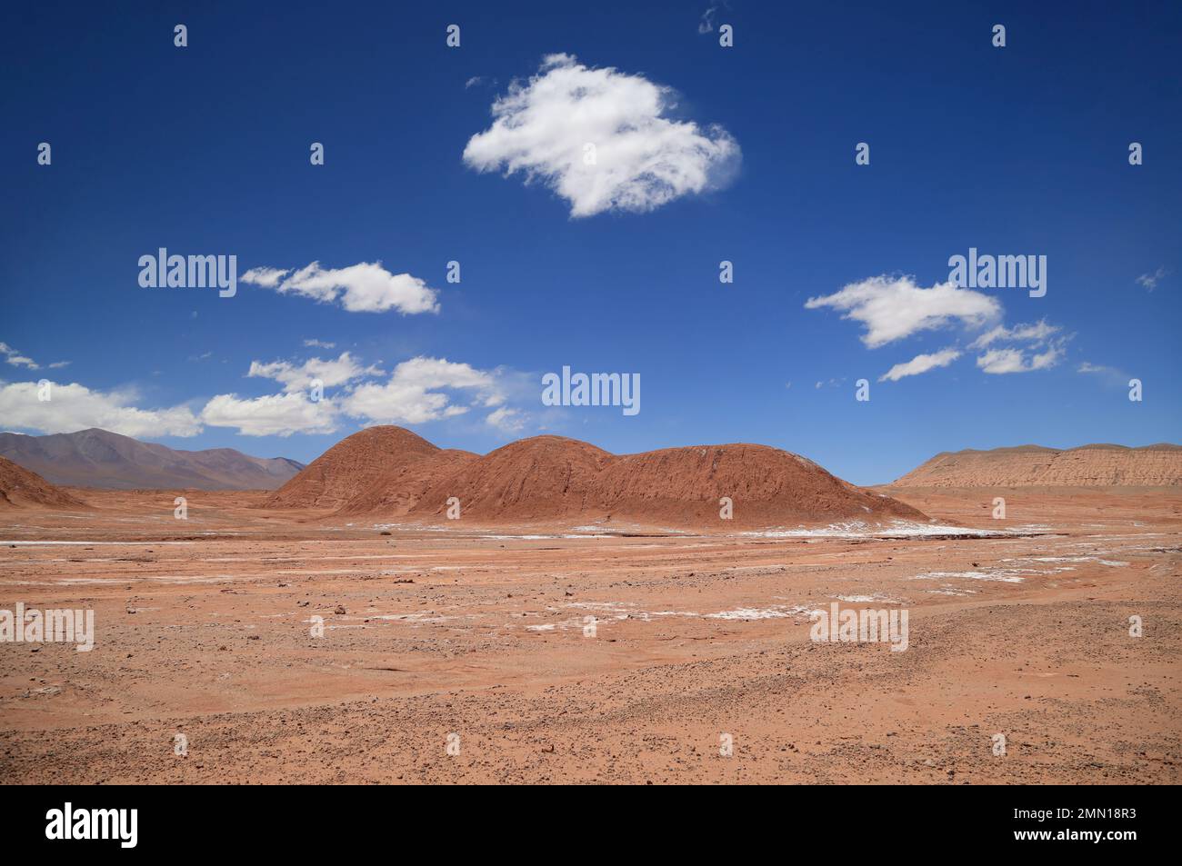 The clay formations of the Labyrinth desert in the Puna of Argentina ...