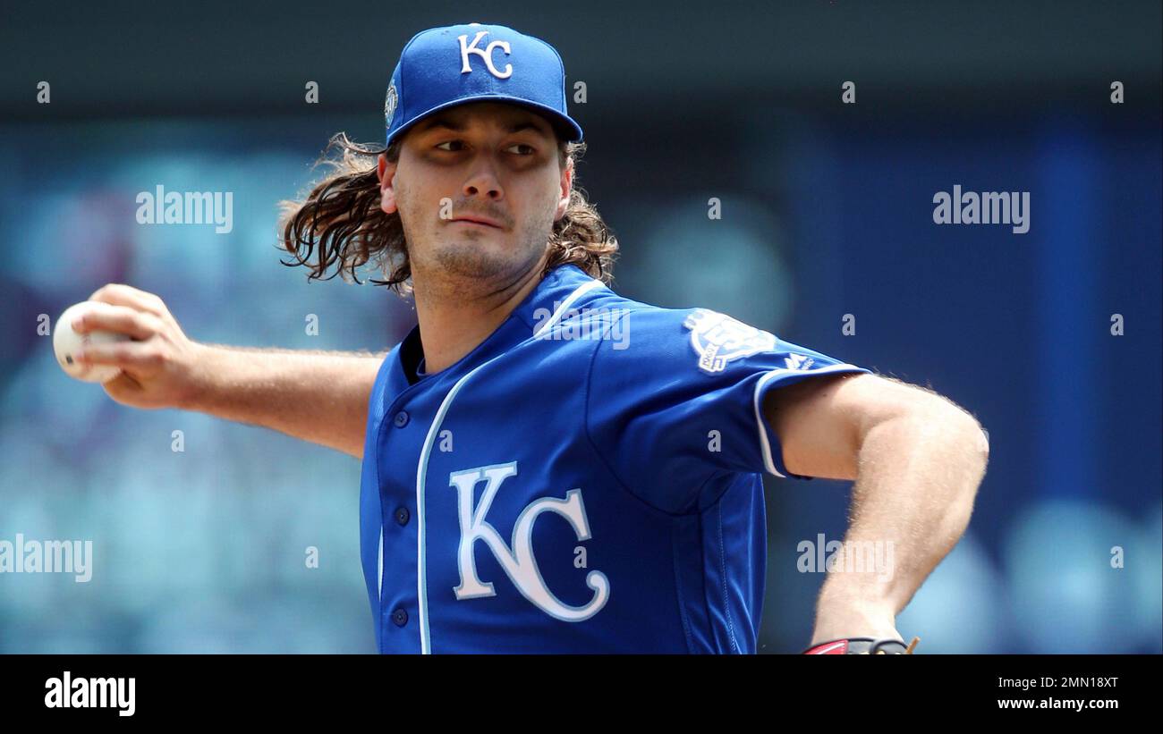 Kansas City Royals pitcher Burch Smith throws against the Minnesota ...