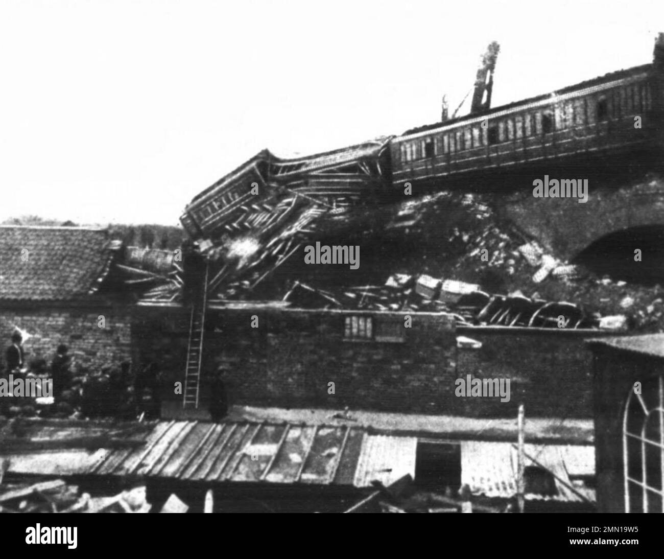 September 19, 1906 Grantham rail accident Stock Photo - Alamy
