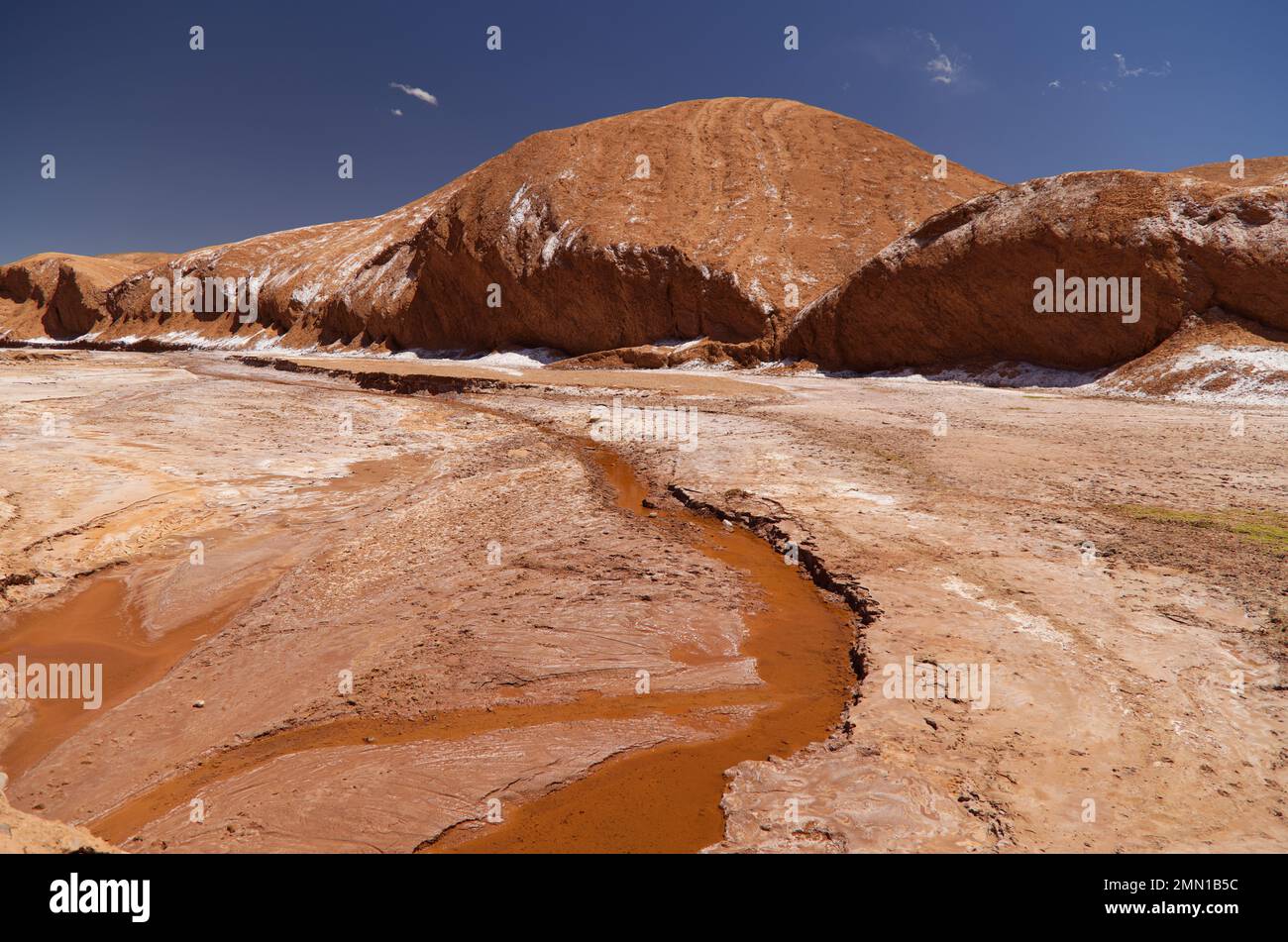 The clay formations of the Labyrinth desert in the Puna of Argentina ...